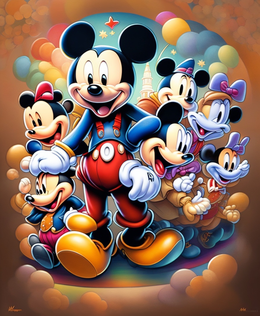 Lexica - A magical illustration capturing the enduring appeal of Mickey ...