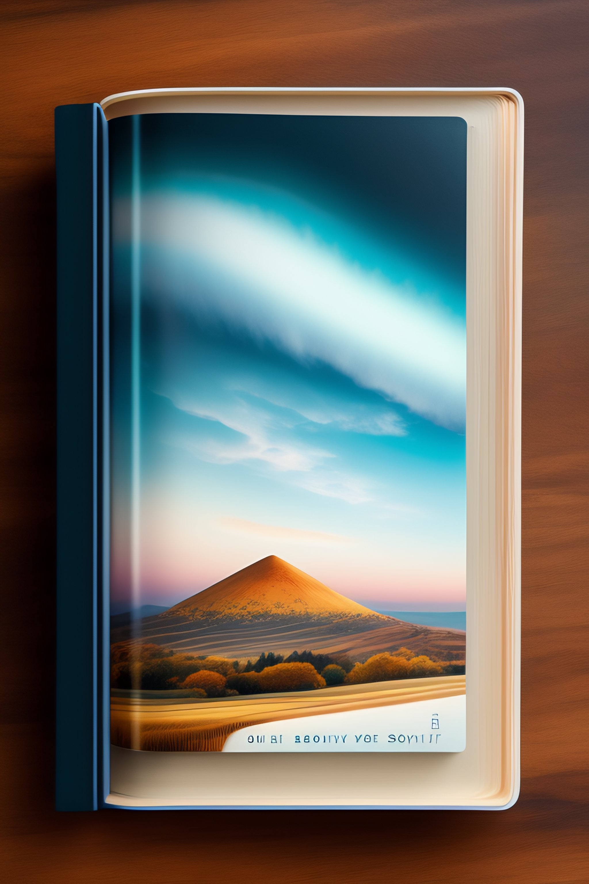 Lexica - A book with rye bottom and top of sky