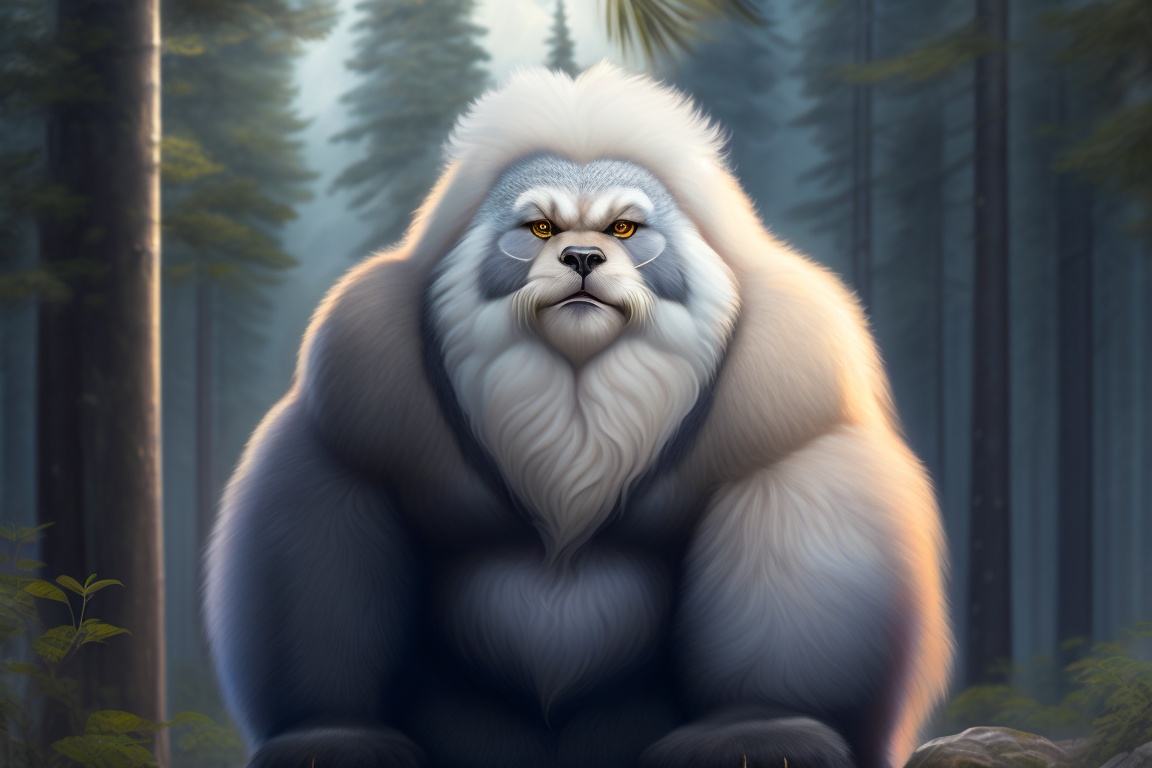 Lexica - Yeti, full body portrait