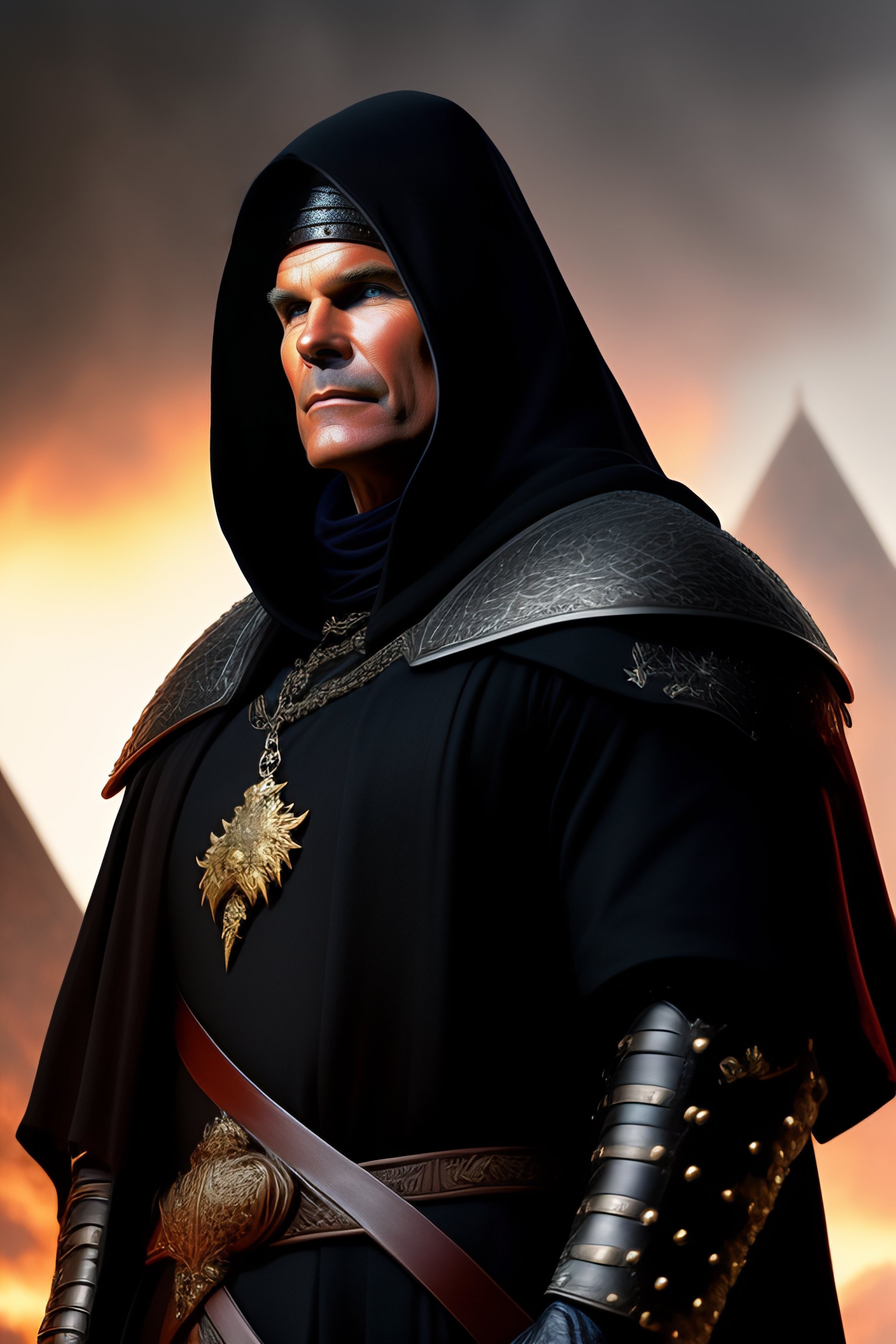 Lexica - Richard Dean Anderson like a medieval dark cultist, dnd style ...