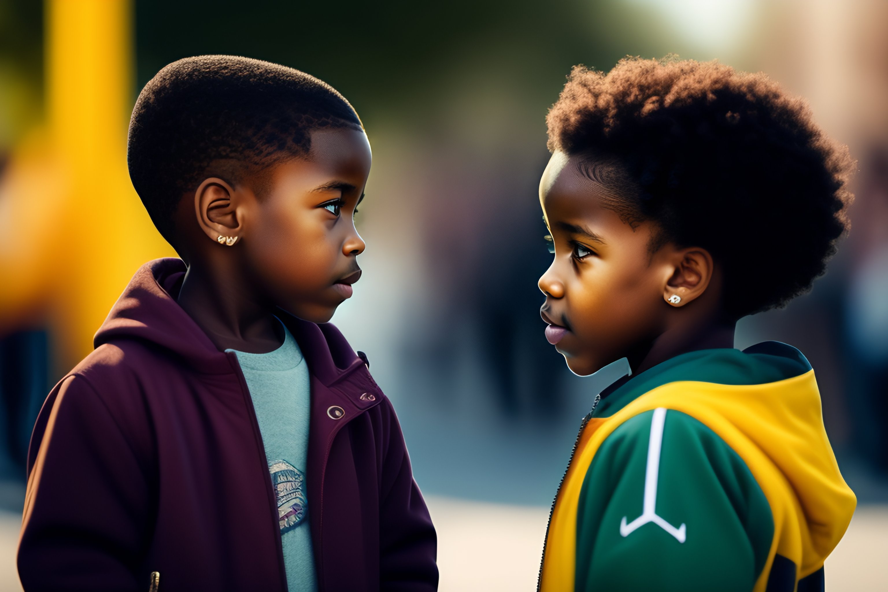 Children Using Kind Words