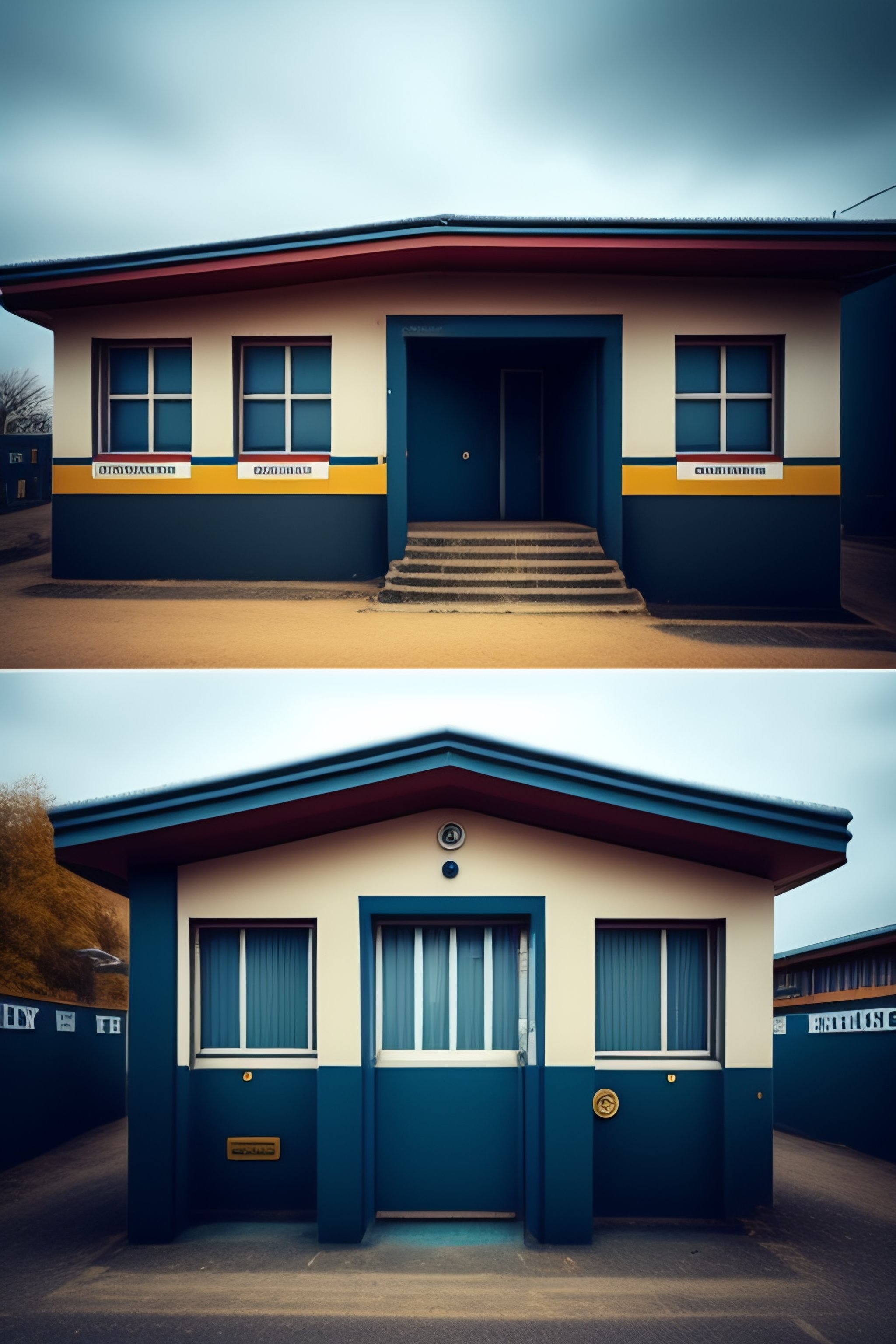 Lexica - Messy police station with nobody