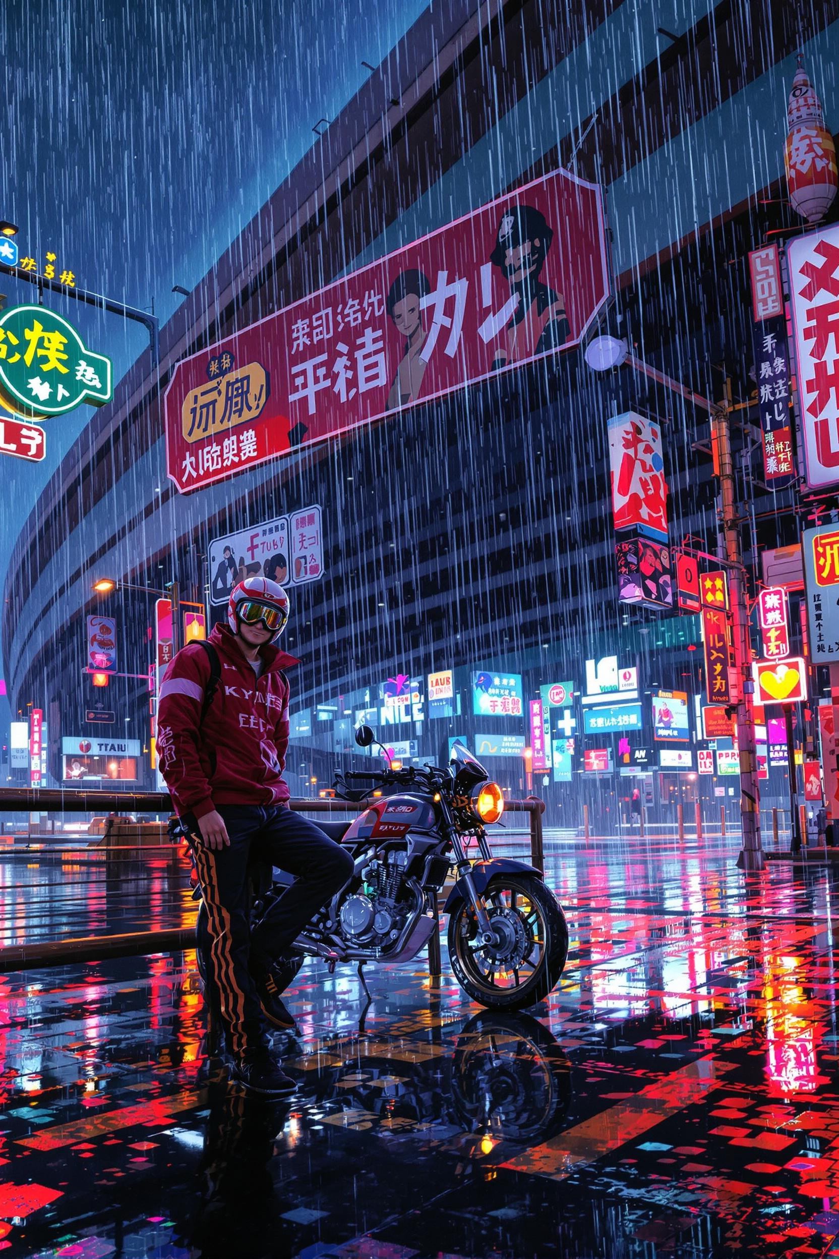 Lexica - Anime art of Akira, detailed scene, red, perfect face ...