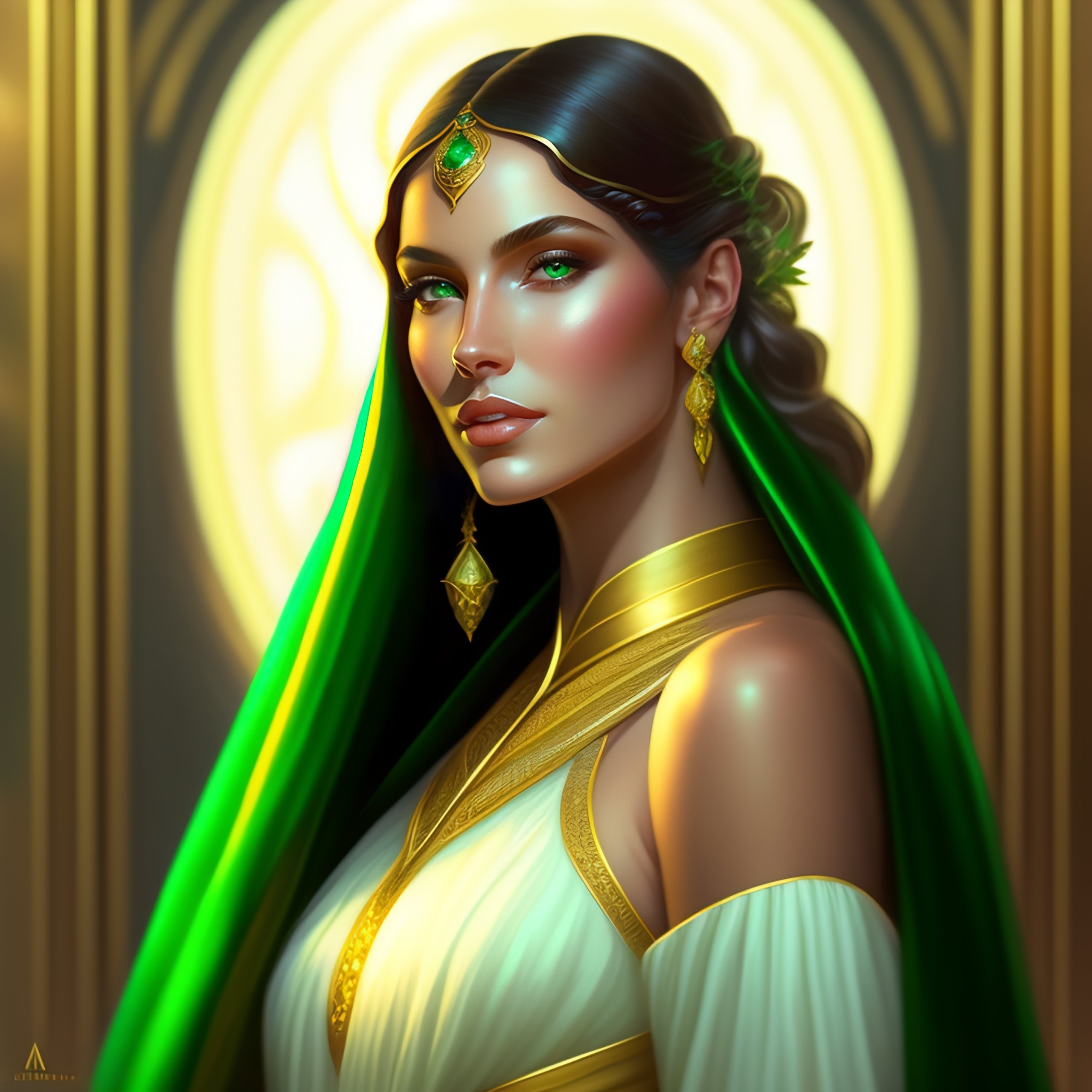Lexica - Symmetry!! full body portrait of a shapely beautiful queen ...