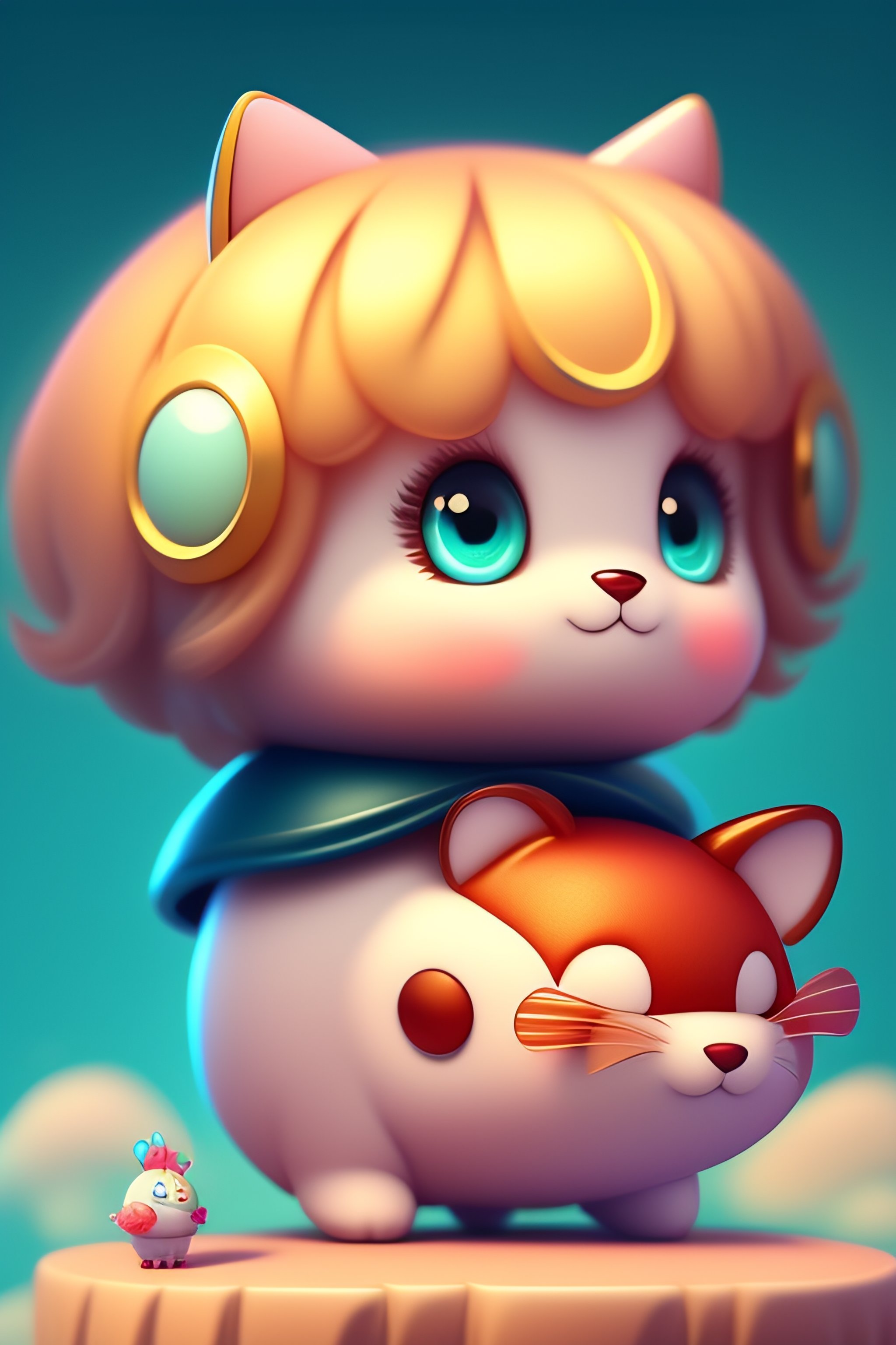 Lexica - Cute and adorable cartoon it baby, fantasy, dreamlike ...