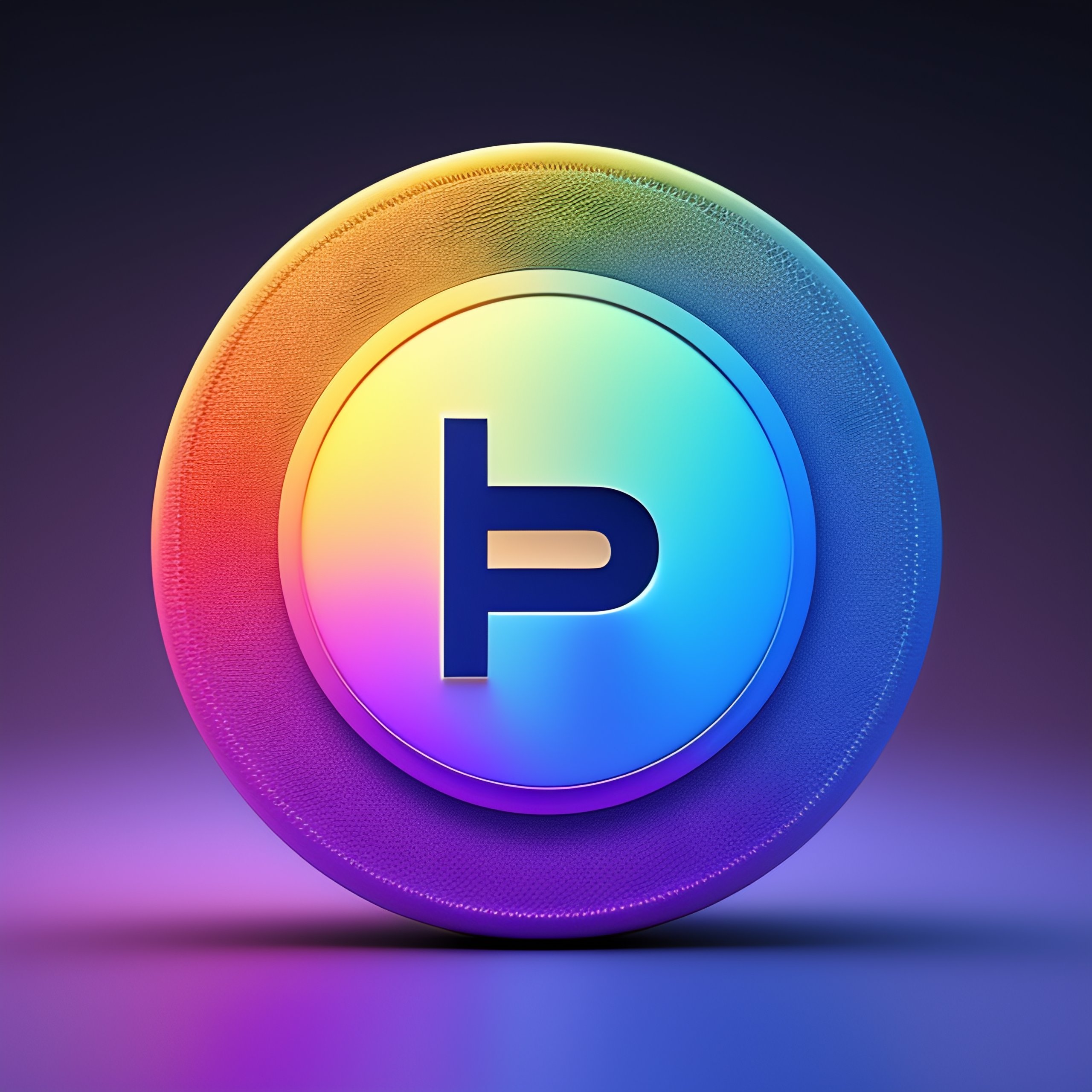 Lexica - IPhone app logo for a decentralized social network, 3d, behance