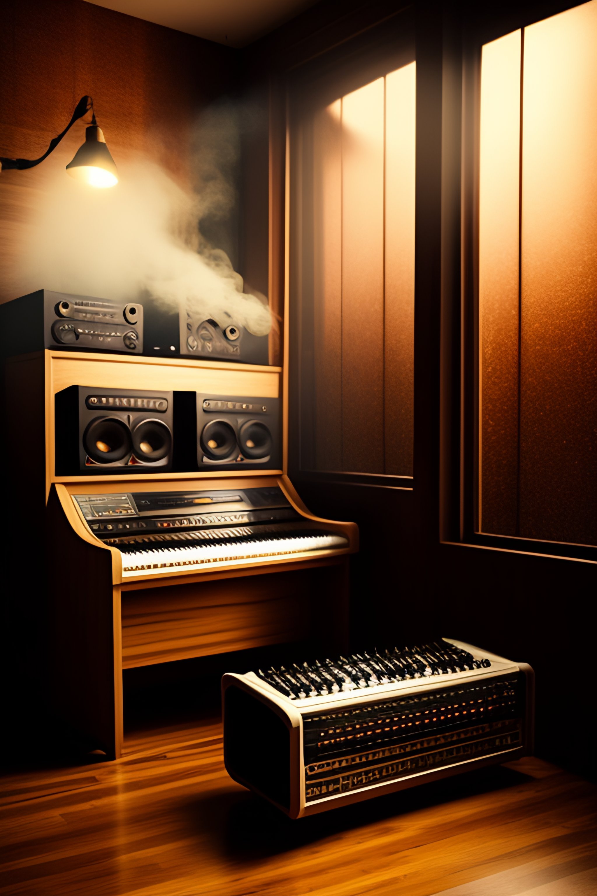 Lexica - Recording studio, hazy, smoke, drugs, clavinet, playing ...