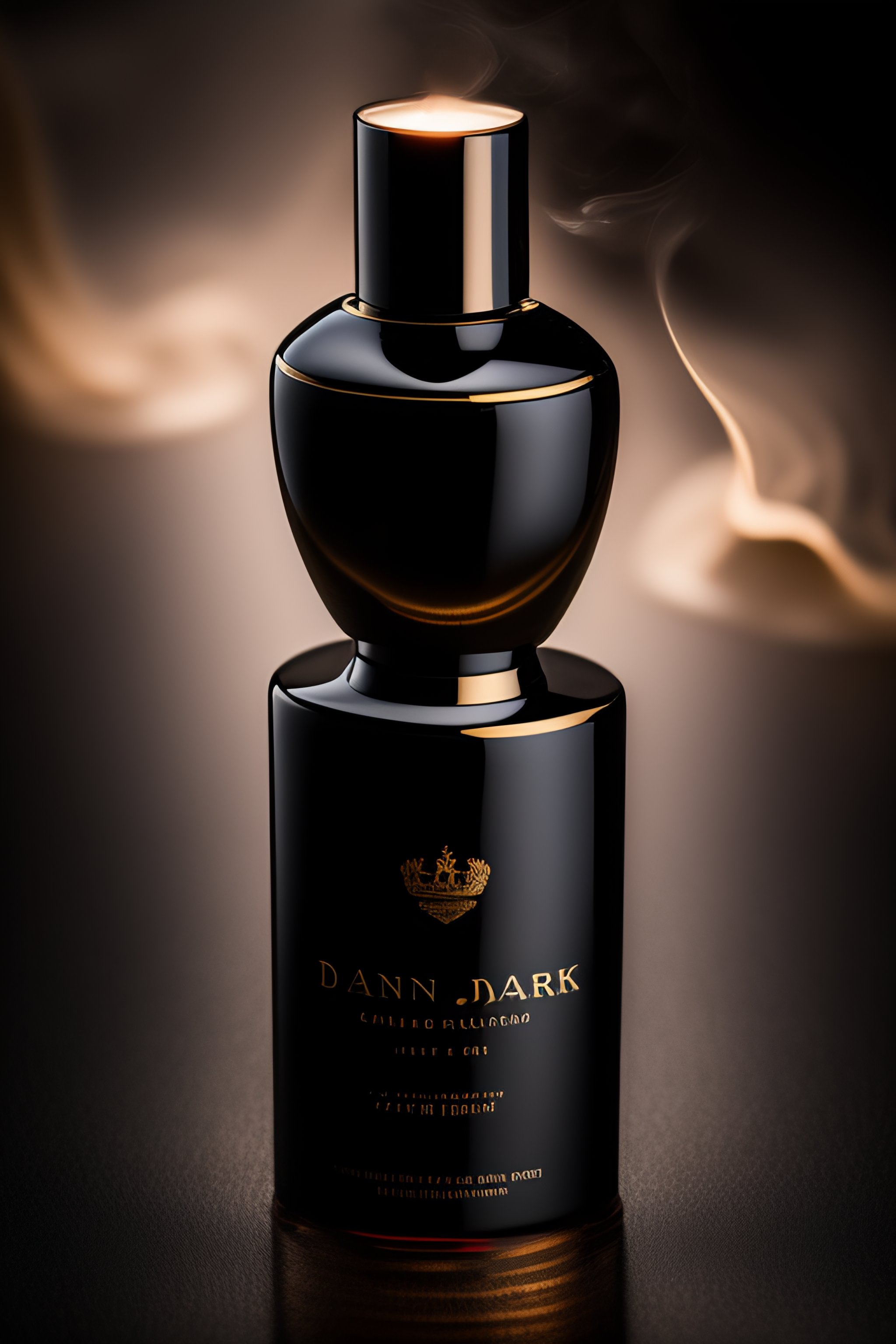Lexica - A beautiful wet dark perfume bottle with a dark deluxe ...