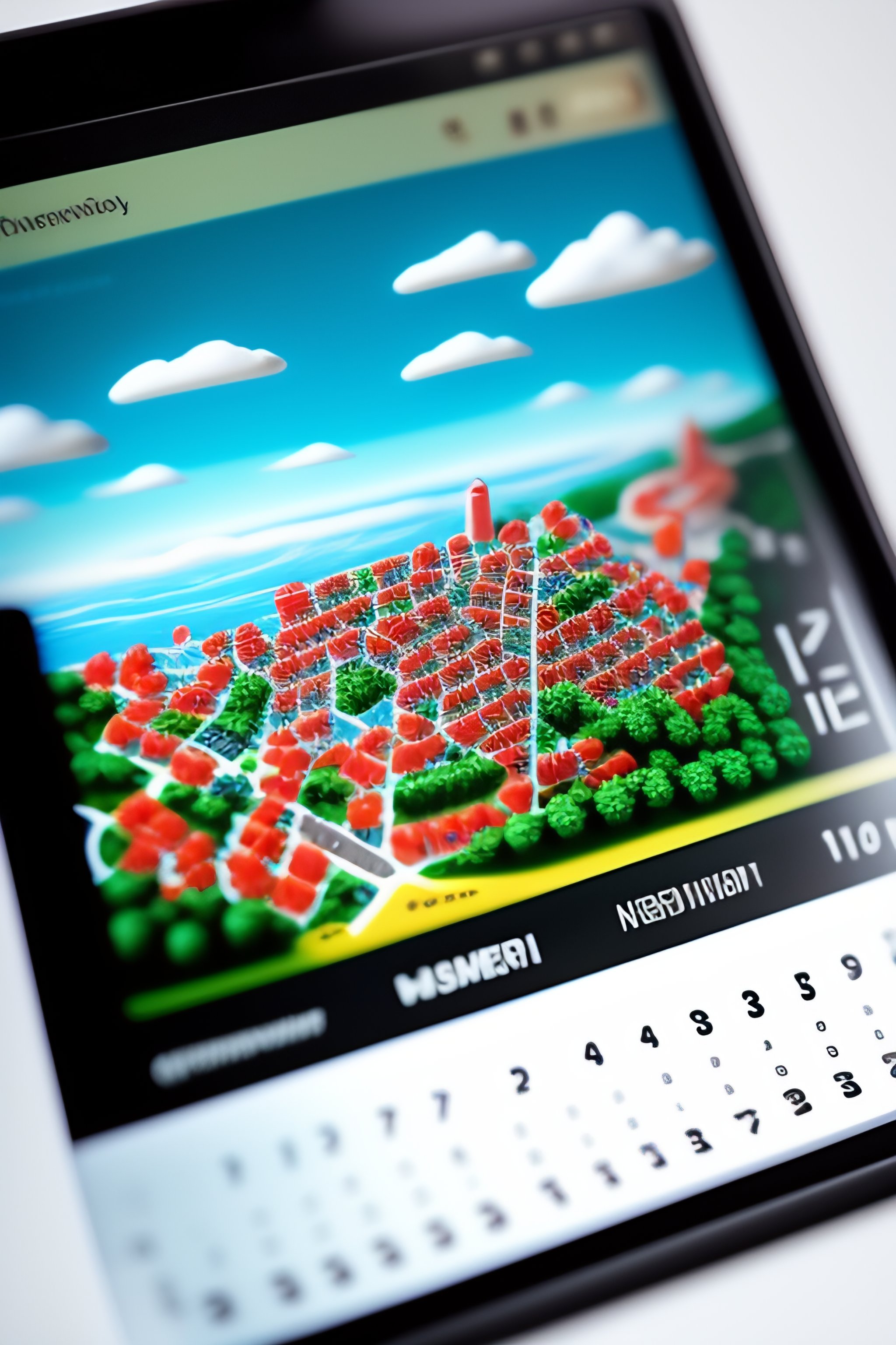 Lexica - Super realistic calendar design with the primary design ...