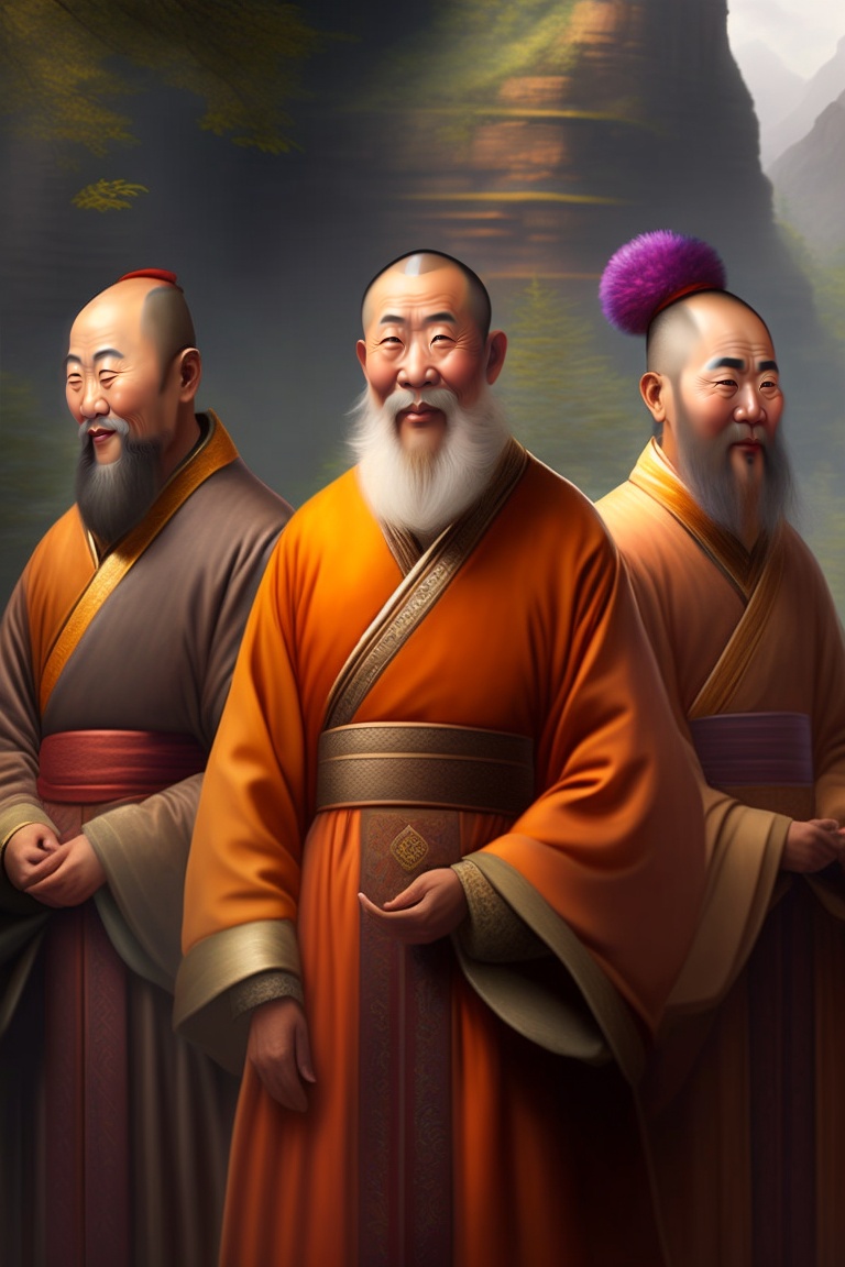 Lexica - Once Upon a time in ancient China, there lived 3 old monks ...