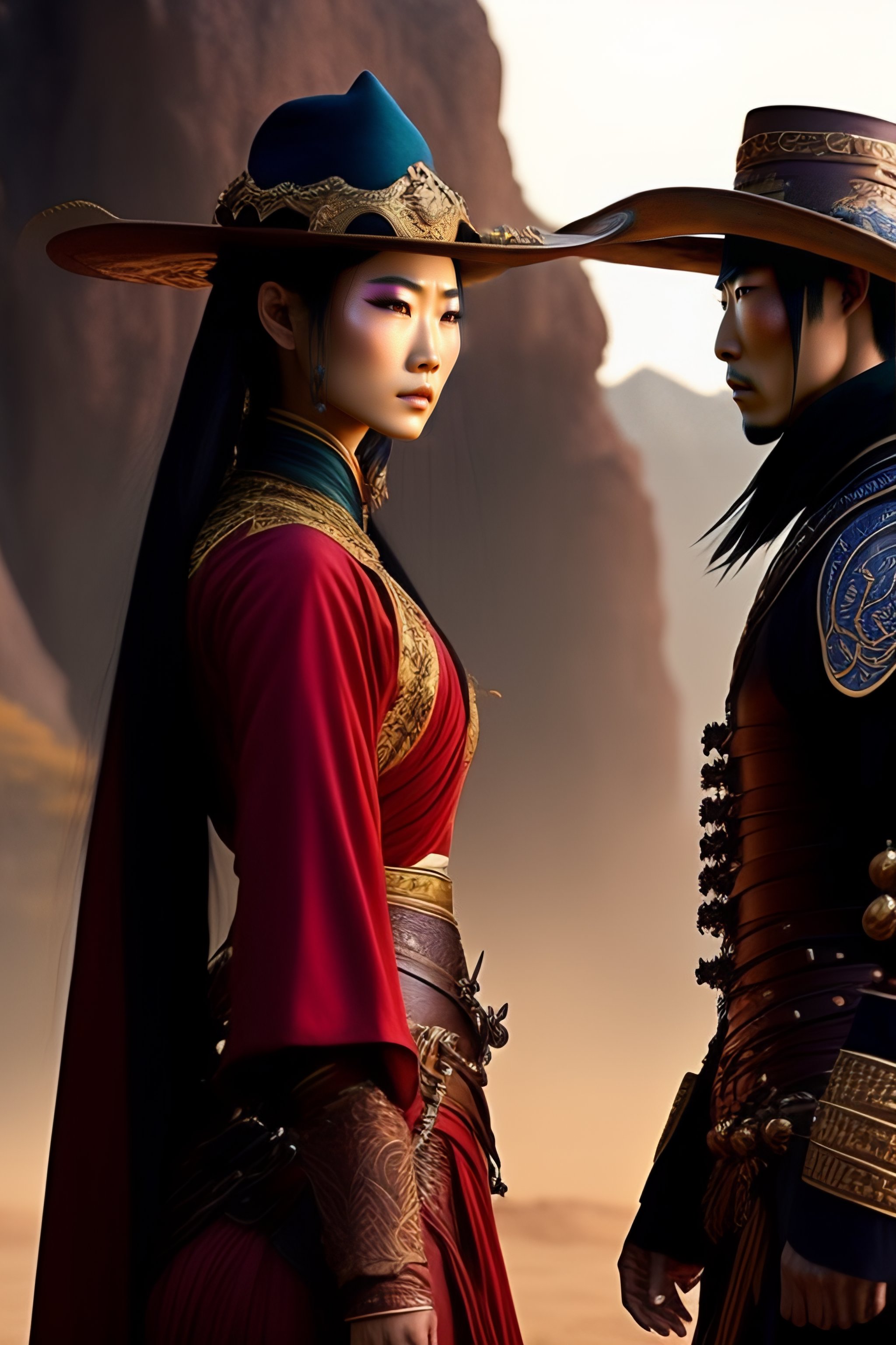 Lexica - Photos of an American-Chinese animated series, combining Wuxia ...