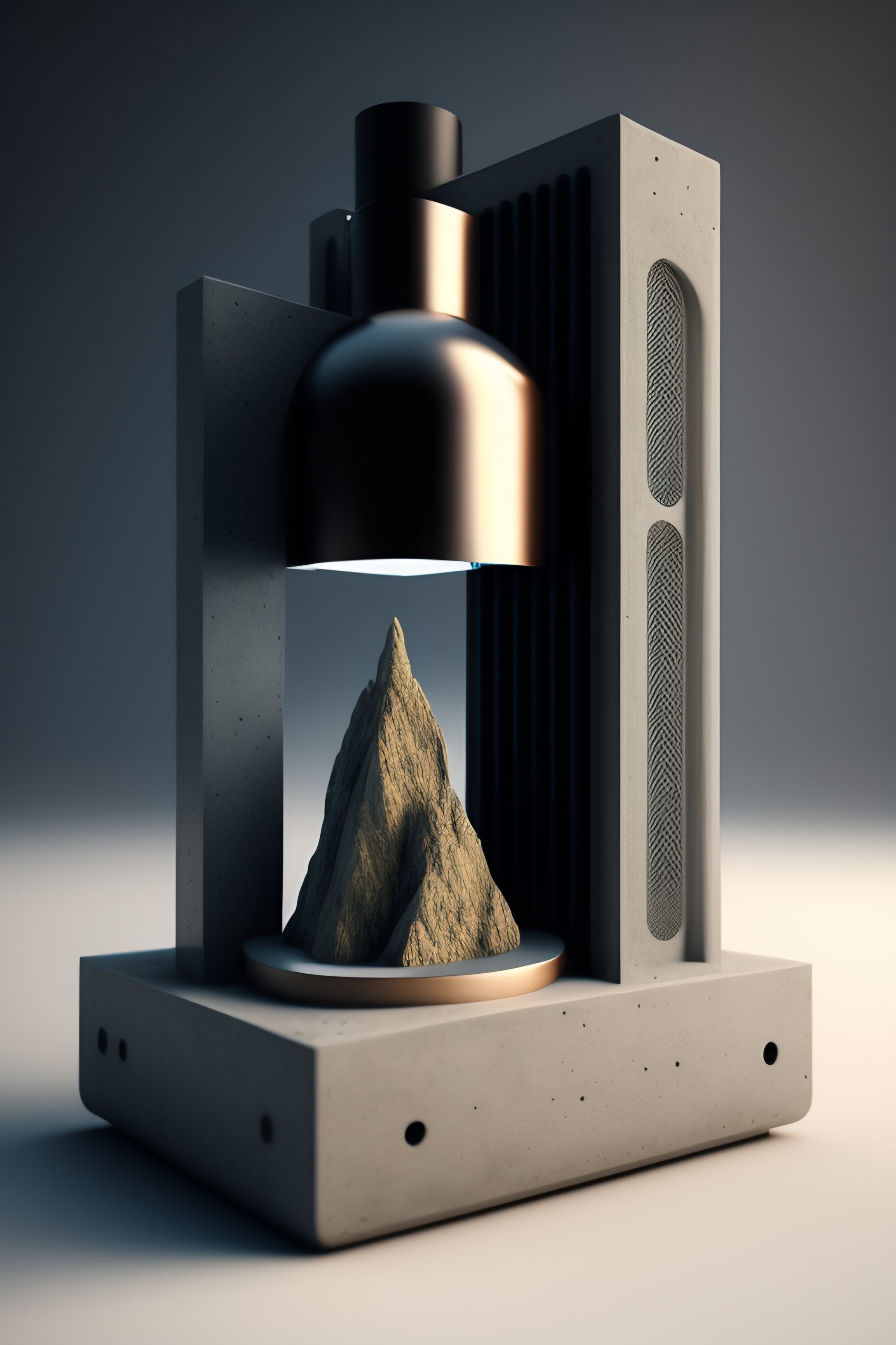 Lexica - Concrete 3d printer, concept design, realistic, 8k