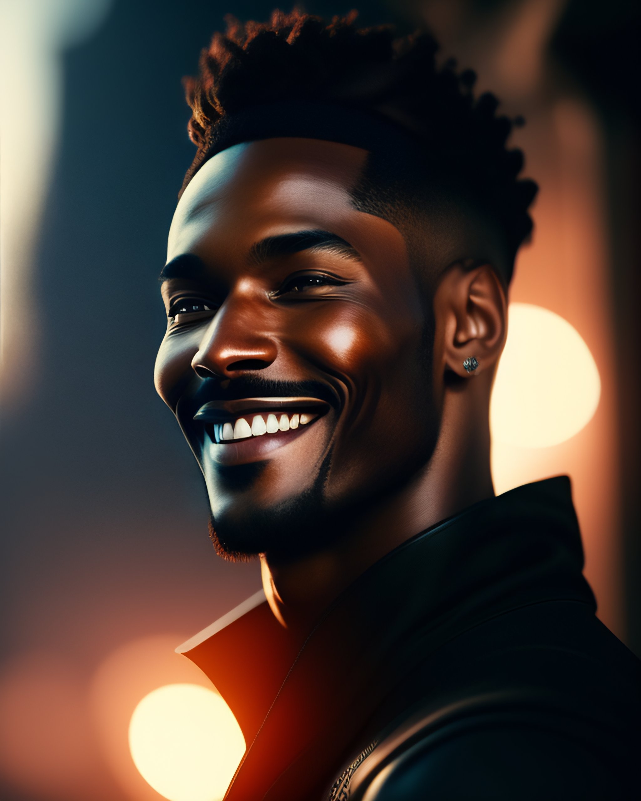 Lexica - Man smiling, cinematic, detailed, atmospheric, epic, concept ...