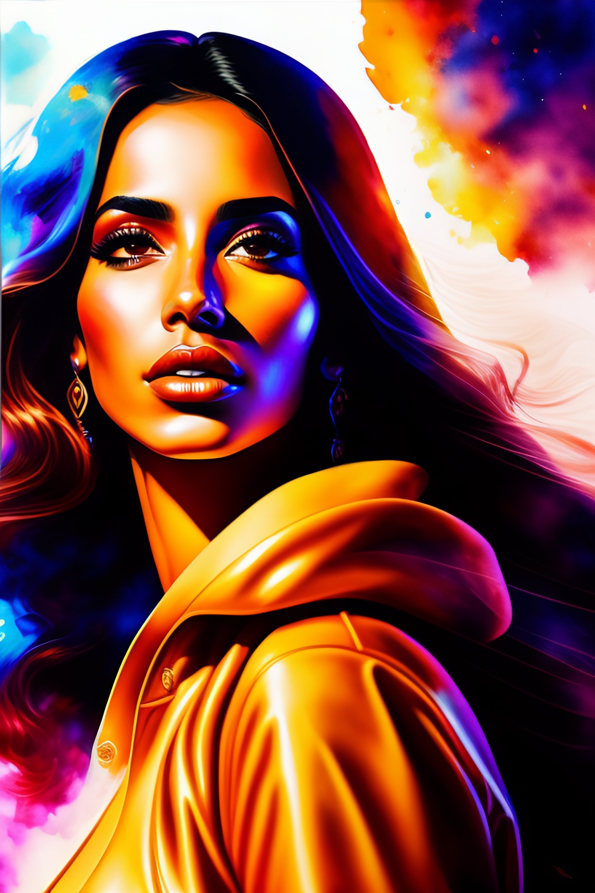 Lexica - Anitta as an heroine in comics style. greek column background ...