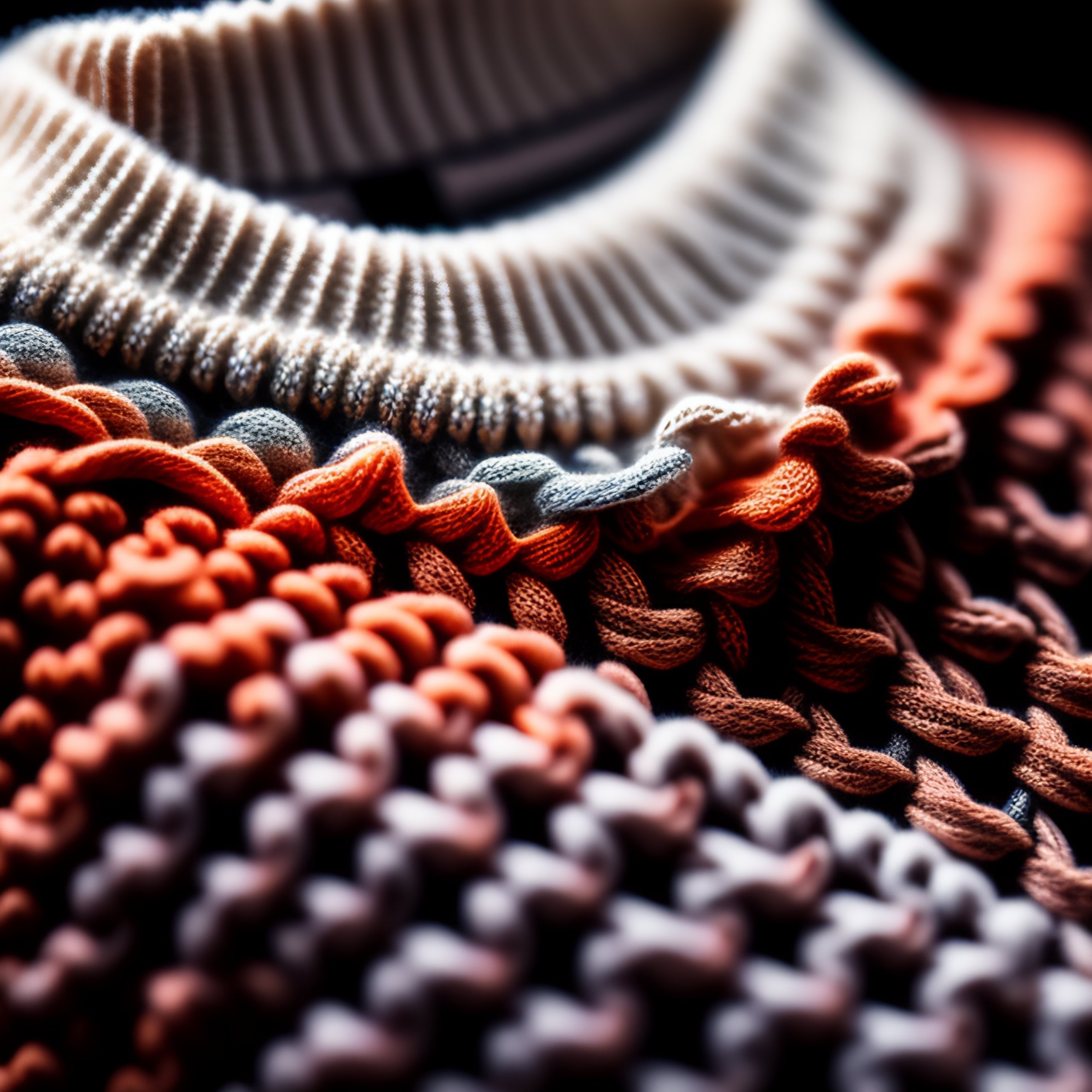 Lexica - A close up of a knitted sweater, professional photography ...
