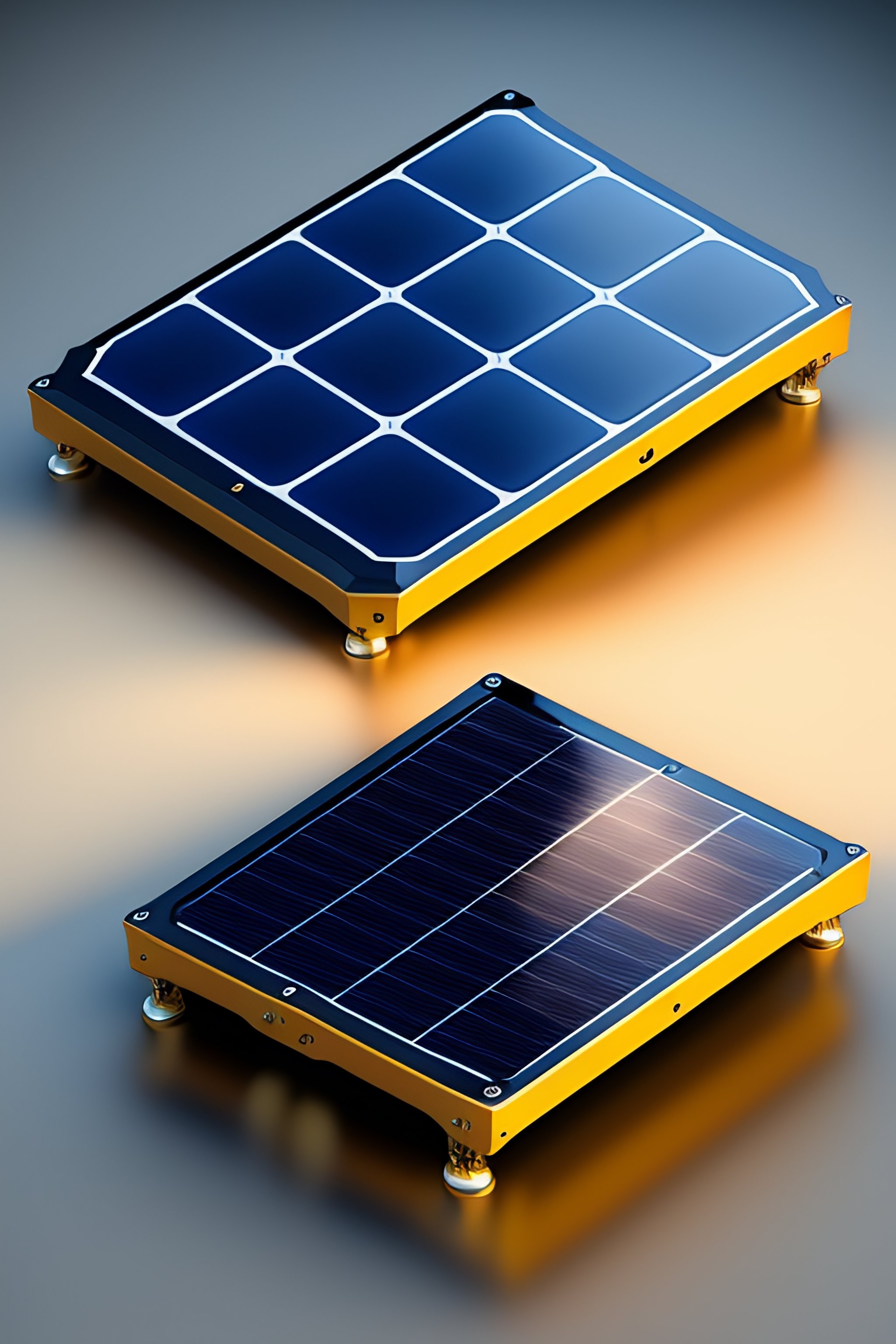 Lexica - 3d isometric solar power board