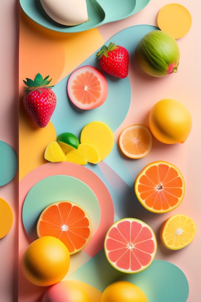 Lexica - Use a bright and cheery background with a mix of pastel colors ...