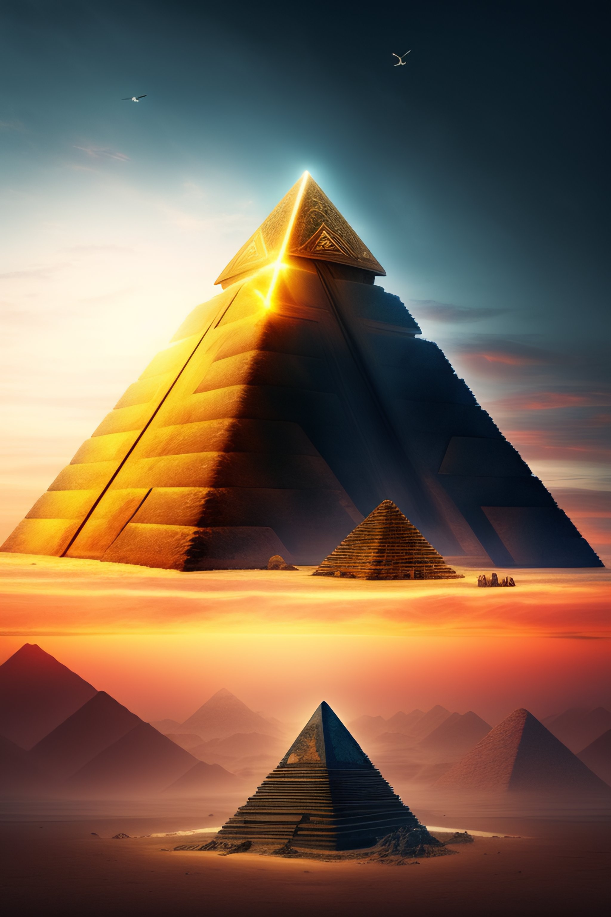 Lexica - Pyramid in an apocalyptic worlkd