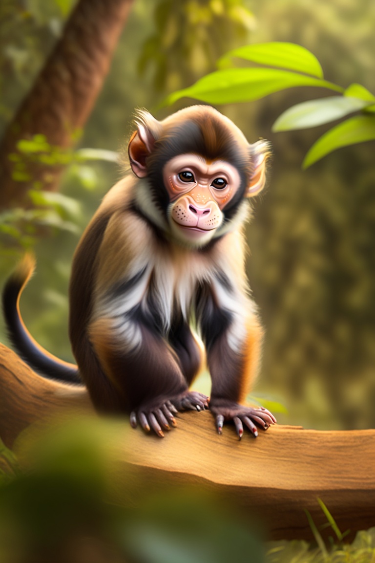 Lexica - On the other side of the jungle, there was a cheeky and ...