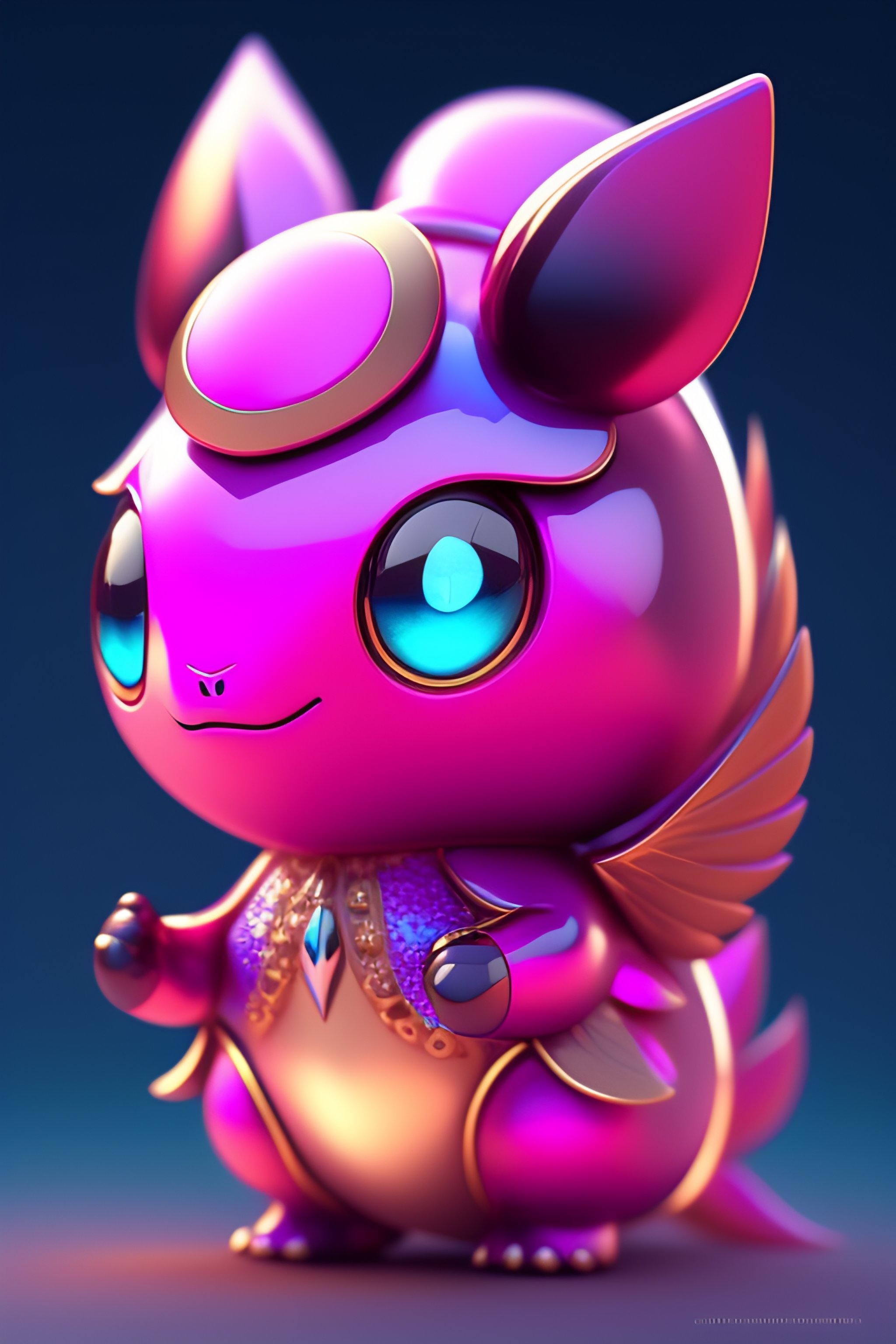 Lexica - A cute psychic type pokemon:: by beeple and James Gilleard and ...