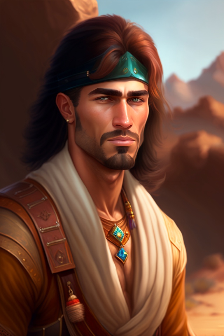 Lexica - A full body portrait of a beautiful soldiers quarter bedouin ...