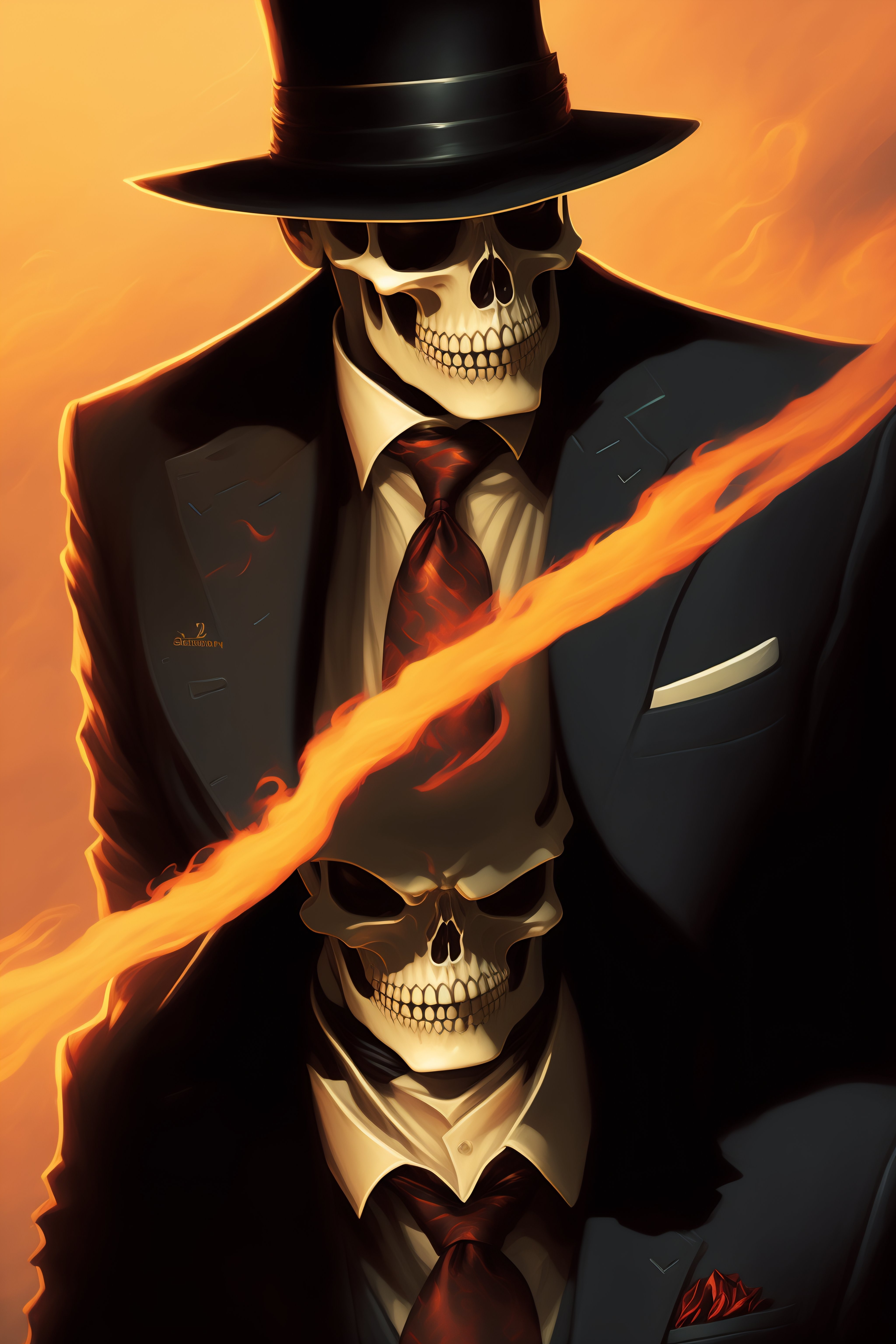 Lexica - Skulduggery pleasant, derek landy, detective Skeleton, by Greg ...