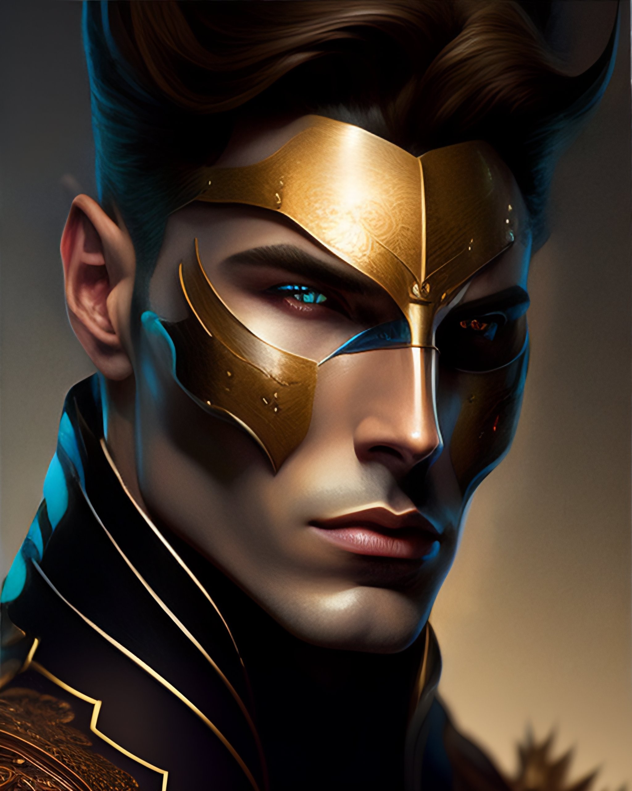 Lexica - Organic male cyborg vampire mask, diffuse lighting, fantasy ...