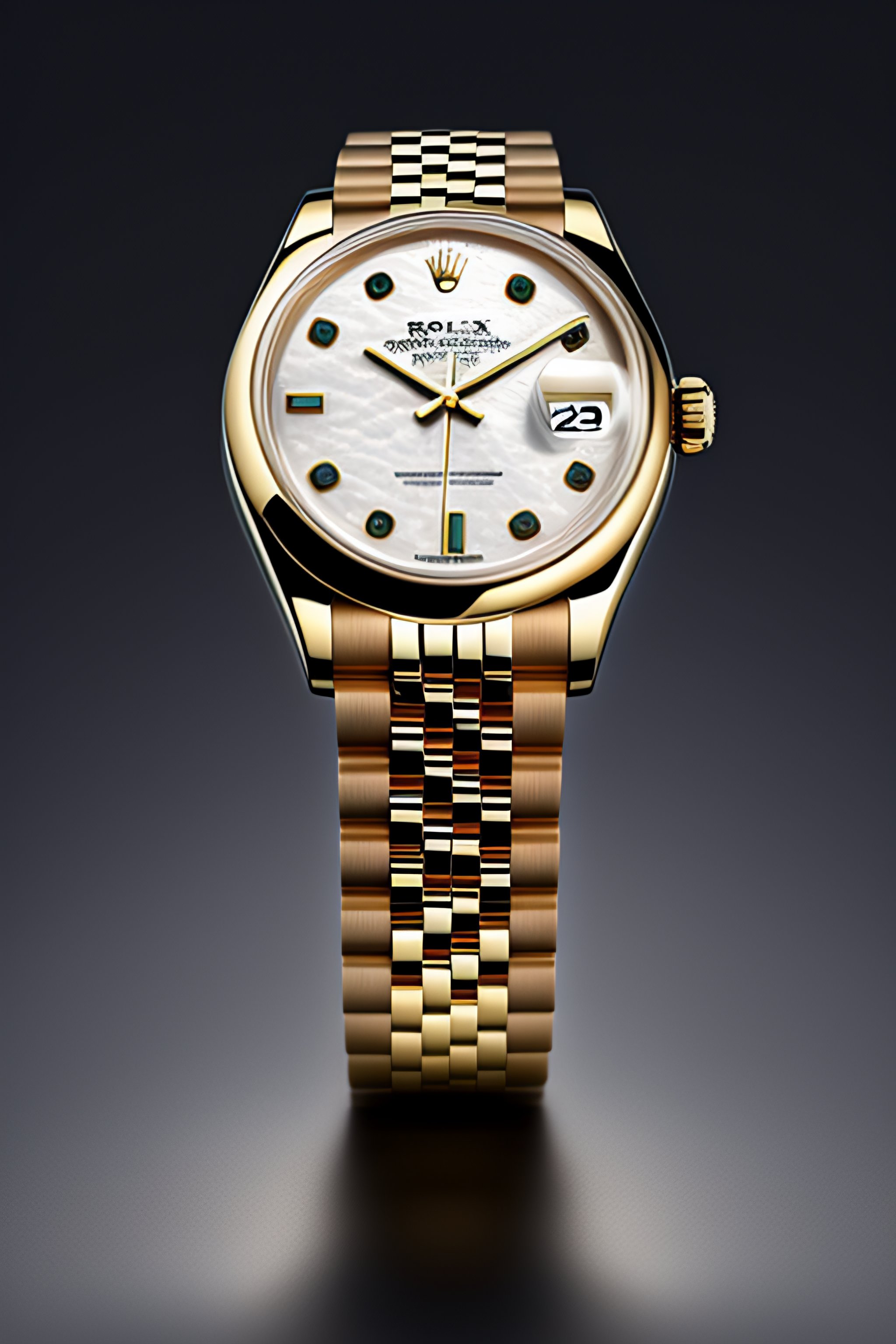 Lexica - Rolex with a flower clock face