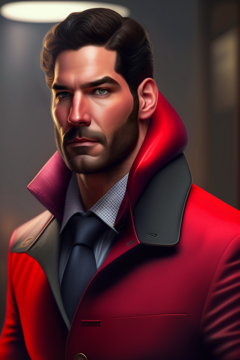 Lexica - Realistic highly detailed potrait of Tom Ellis with The Money ...