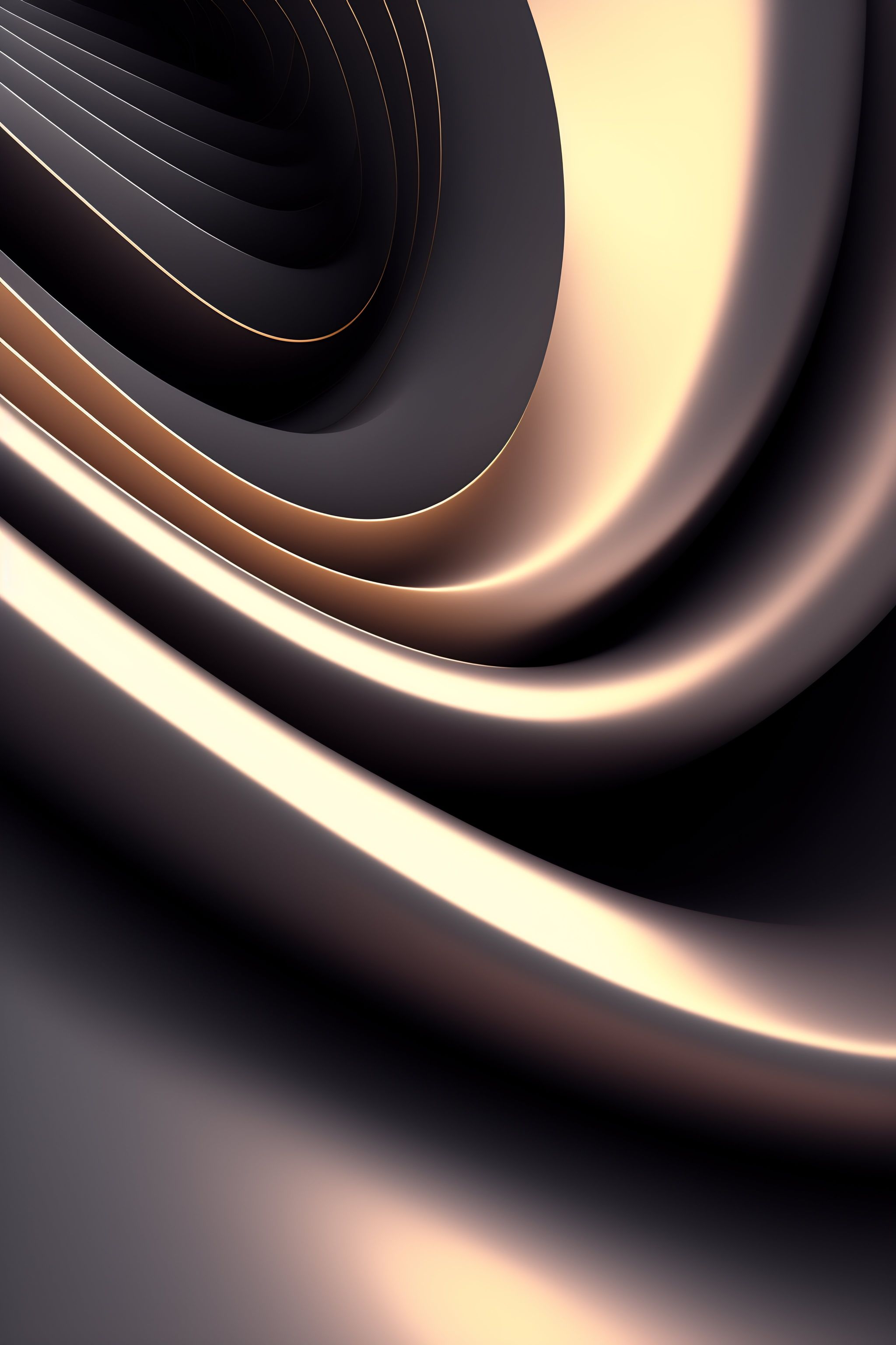 Lexica 3d Abstract Wallpaper Black