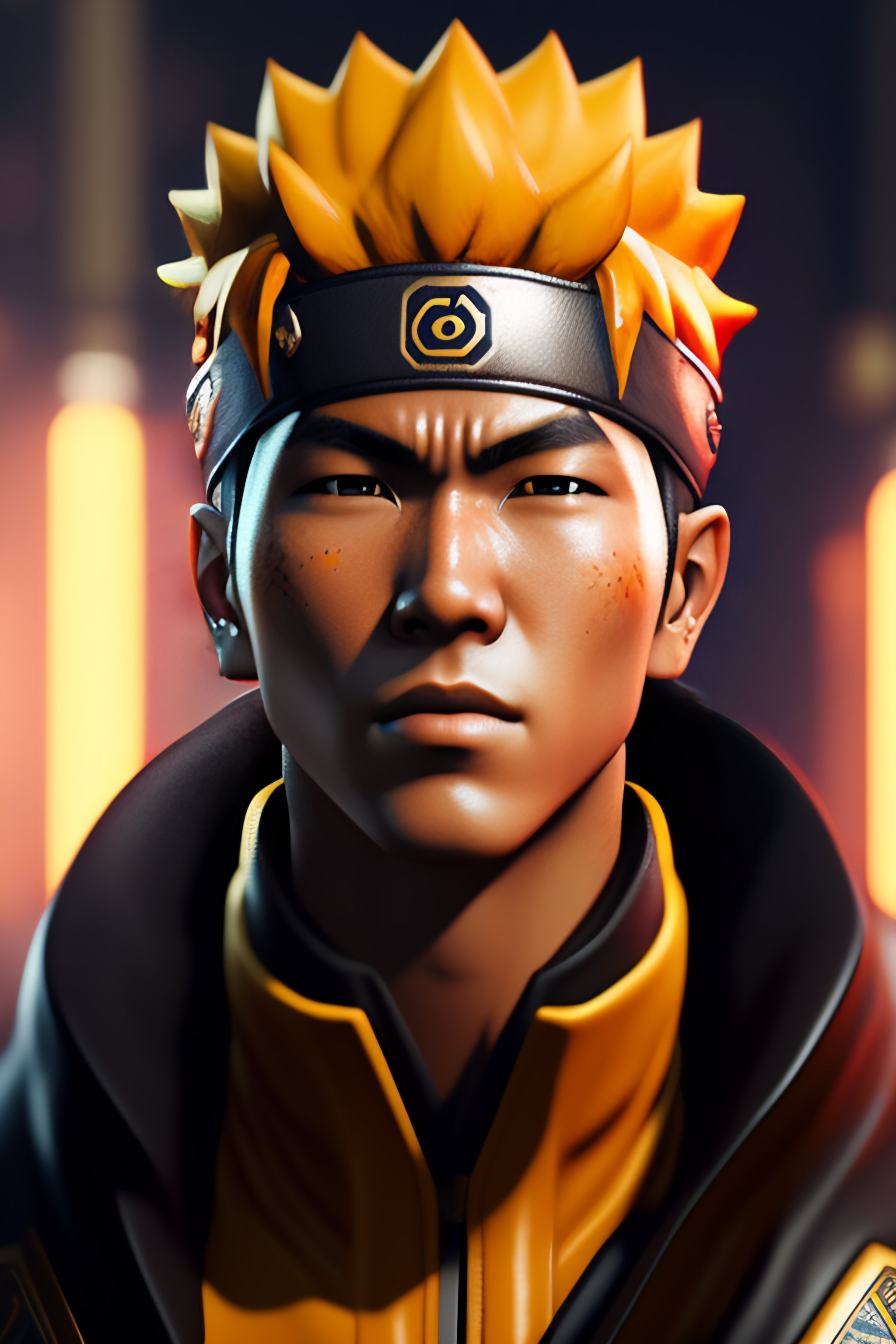 Lexica - Portrait of naruto uzumaki, rpg reference, oil painting ...