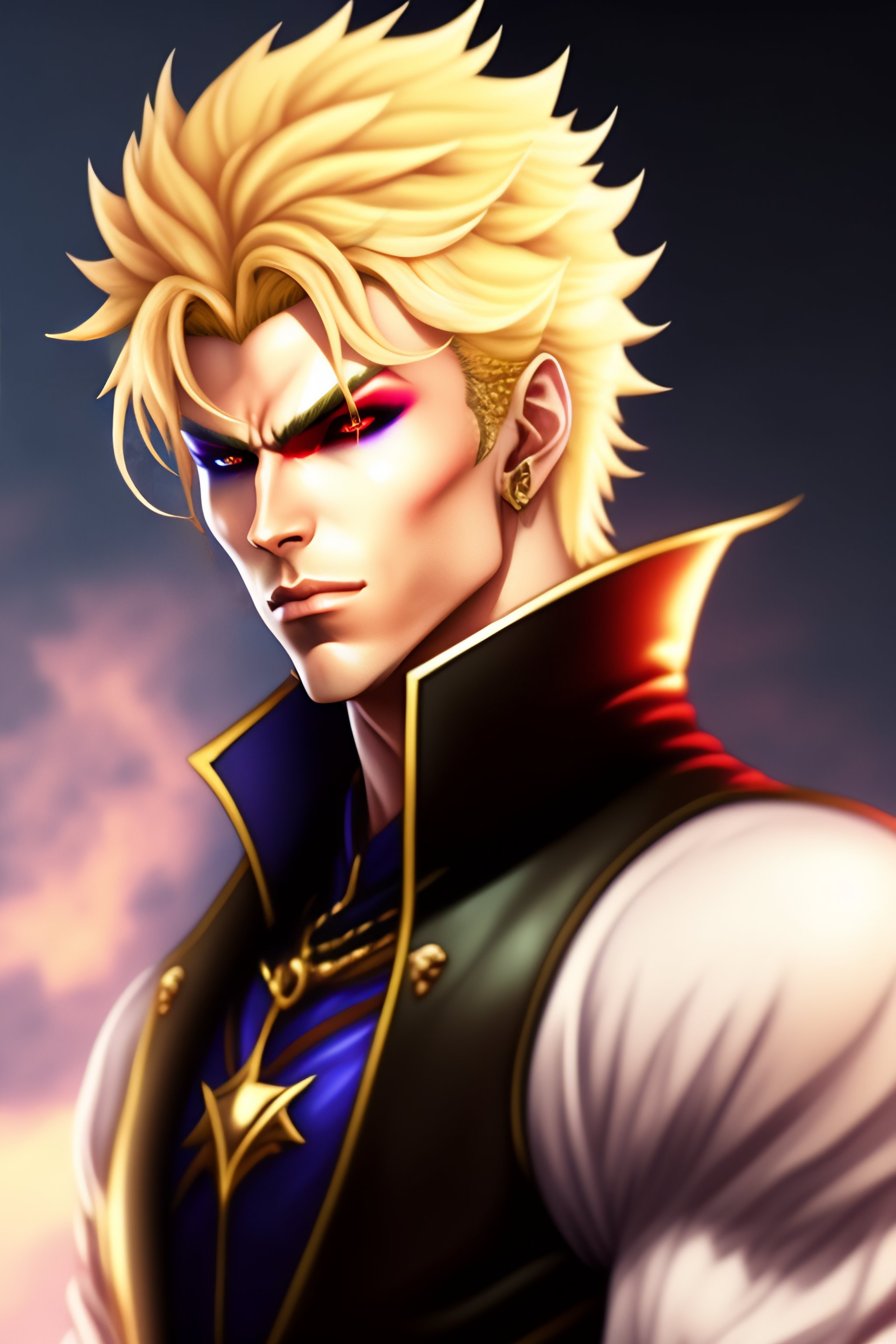 Lexica - Human man blond vampire inspired by Dio Brando from jojo ...