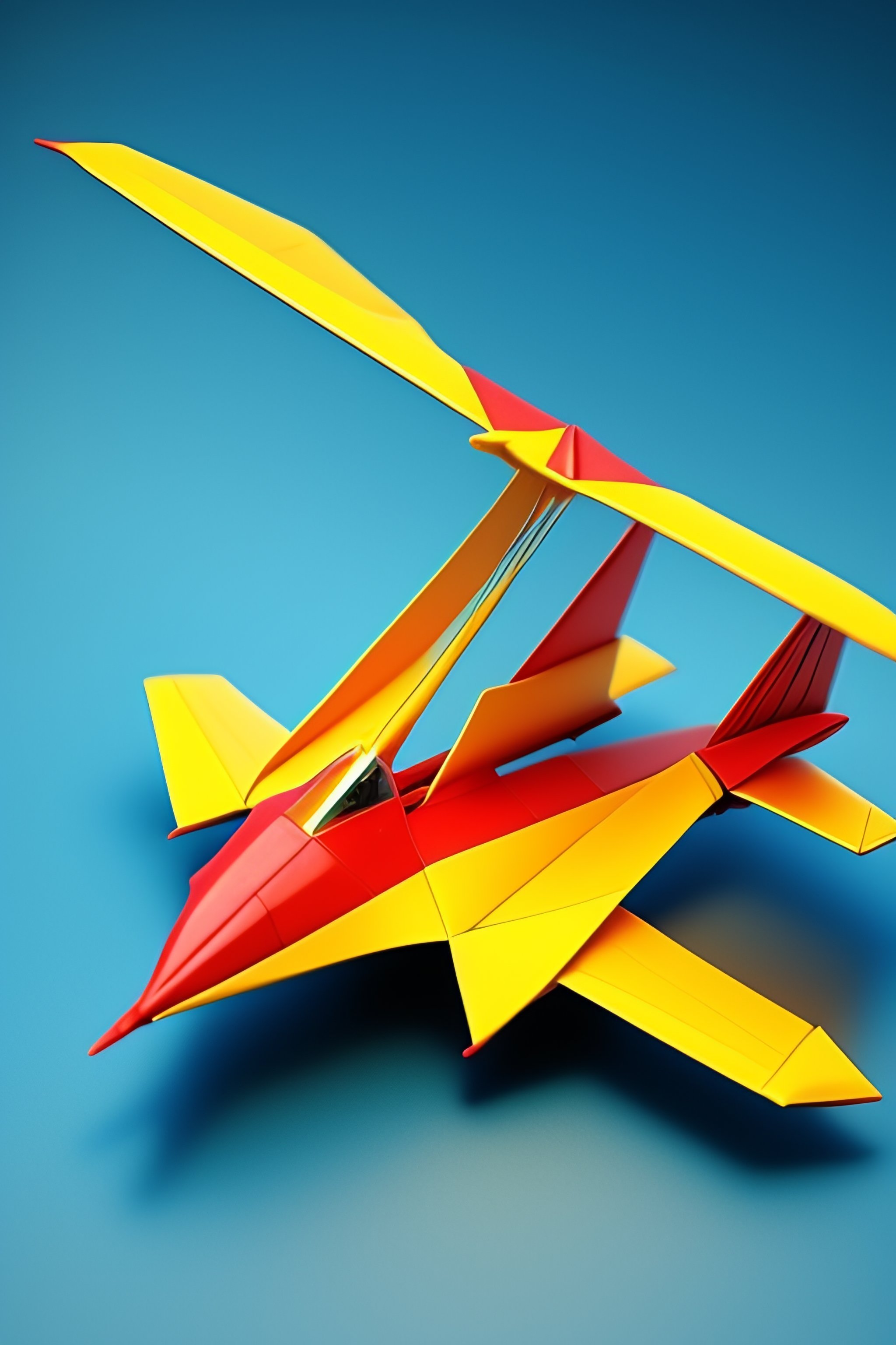 Lexica - Origami real airplane matel