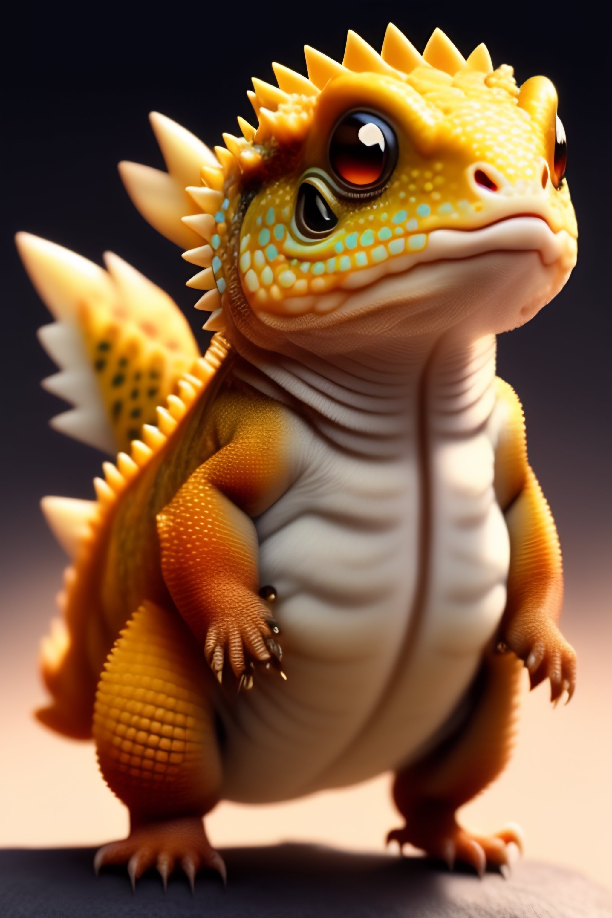 Lexica - A cute baby rock type pokemon that resembles a uromastyx and ...