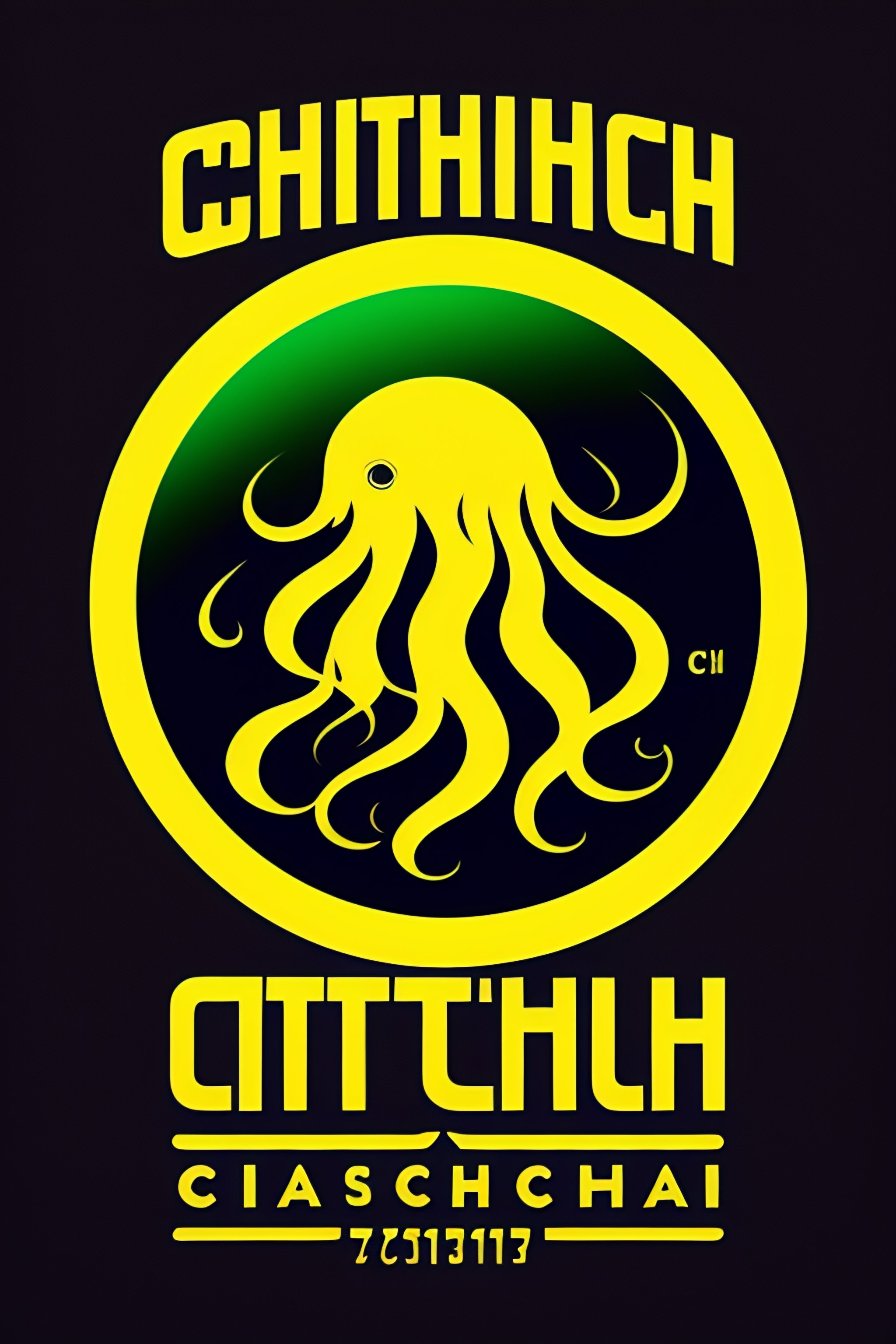 Lexica - Cthulhu, circular, trash, logo, rave