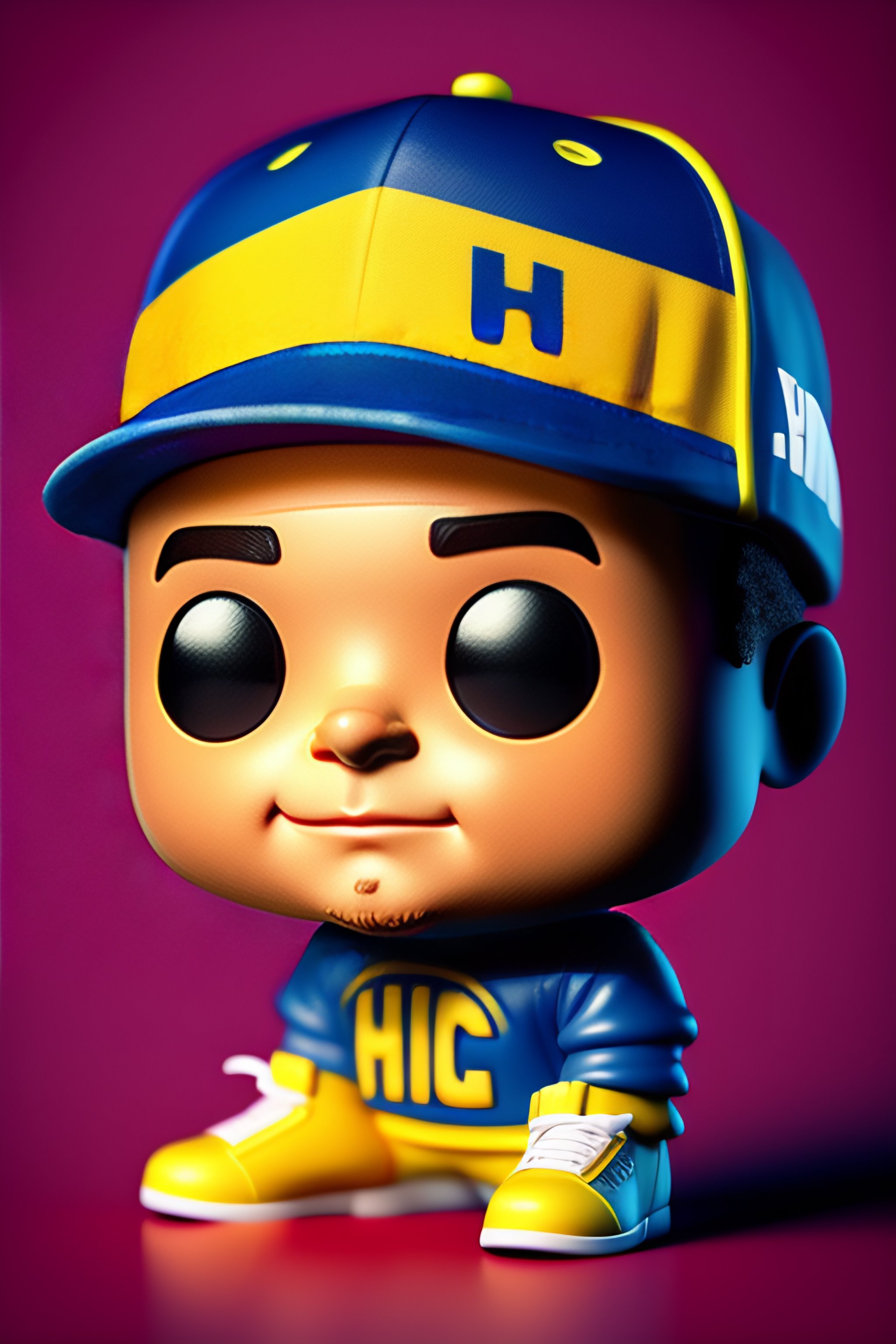 Lexica - 3d render of funko pop Mac Miller light guy jazel eyes a ...