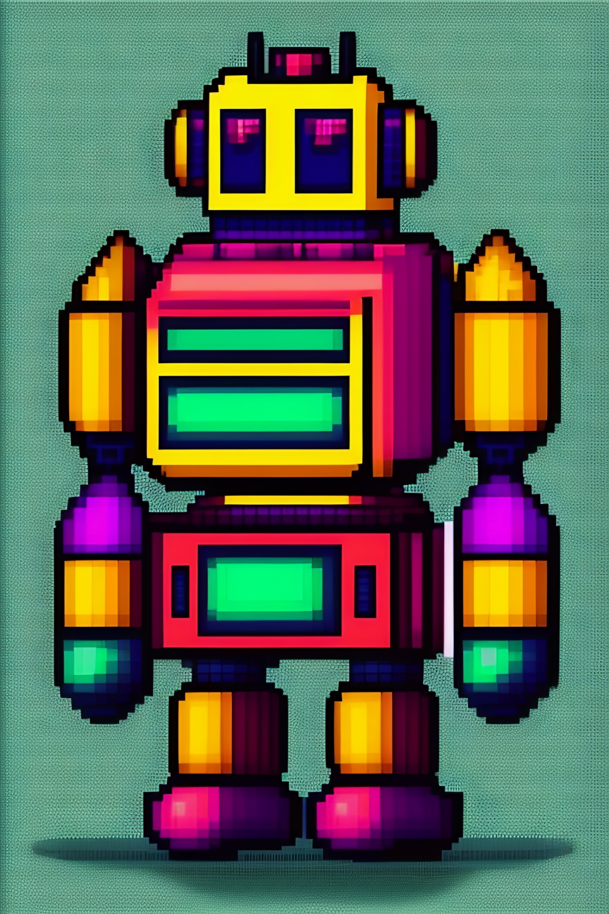 Lexica - Robot pixel art