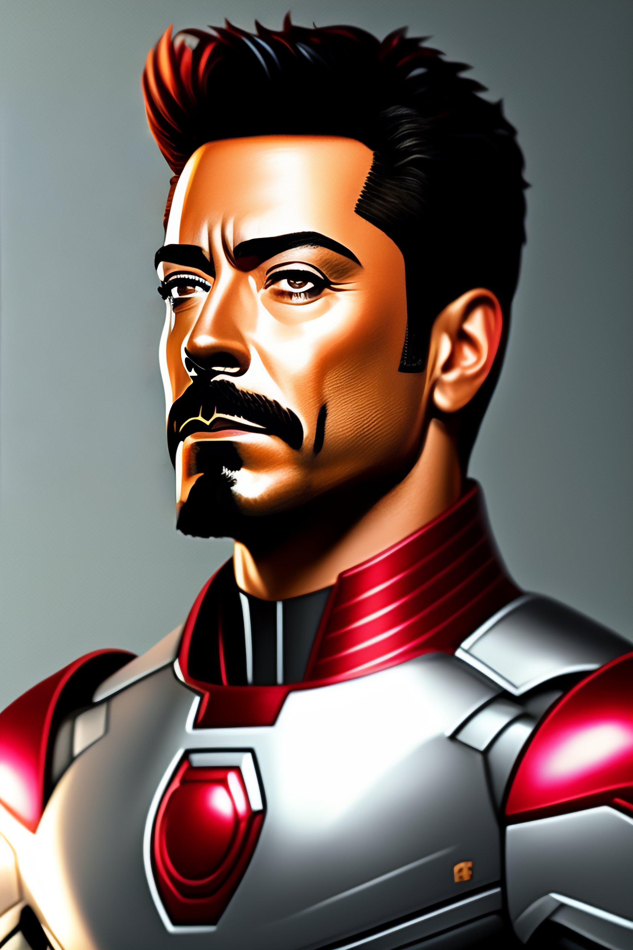 Lexica - Cartoon tony stark realista