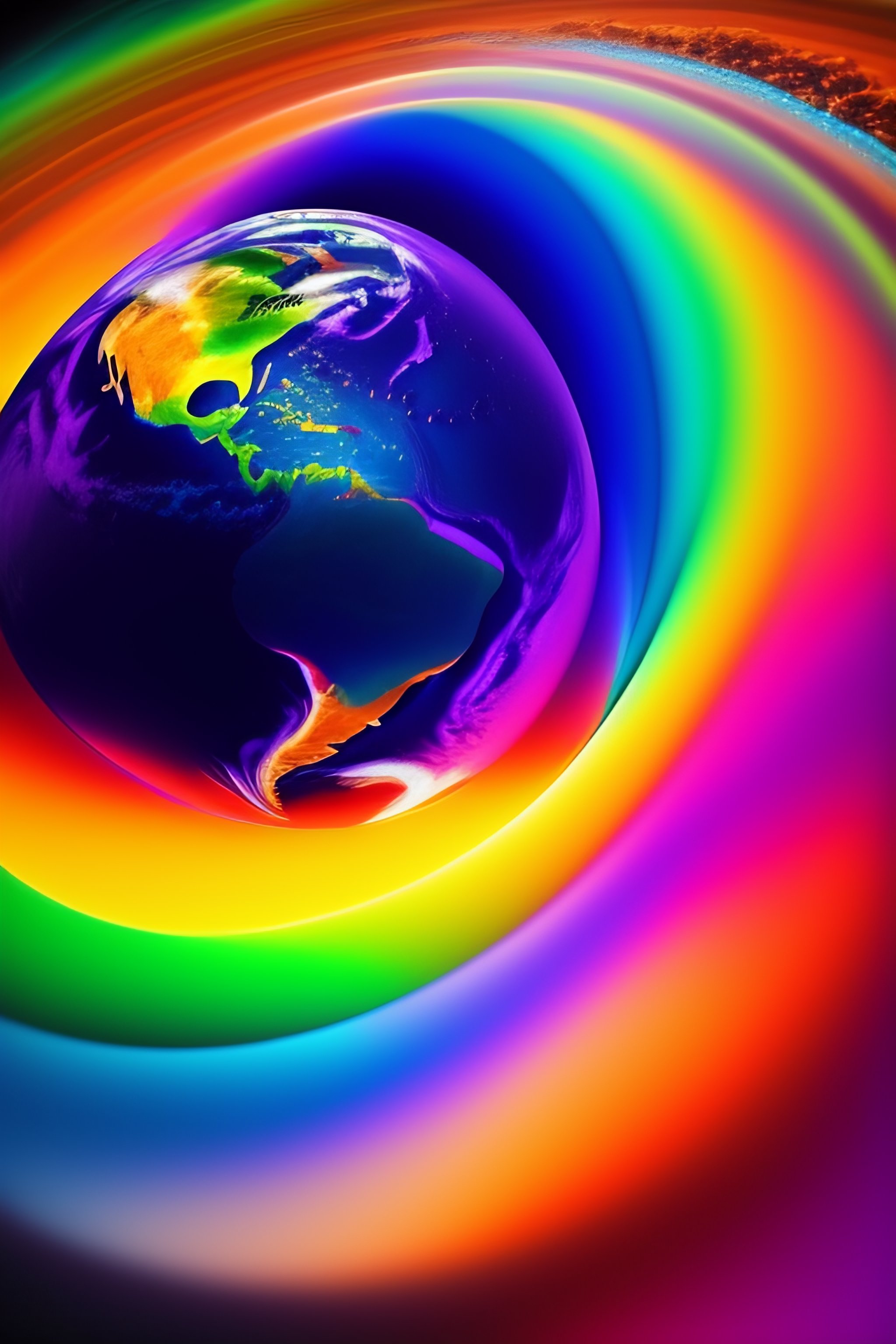 Rainbow Earth