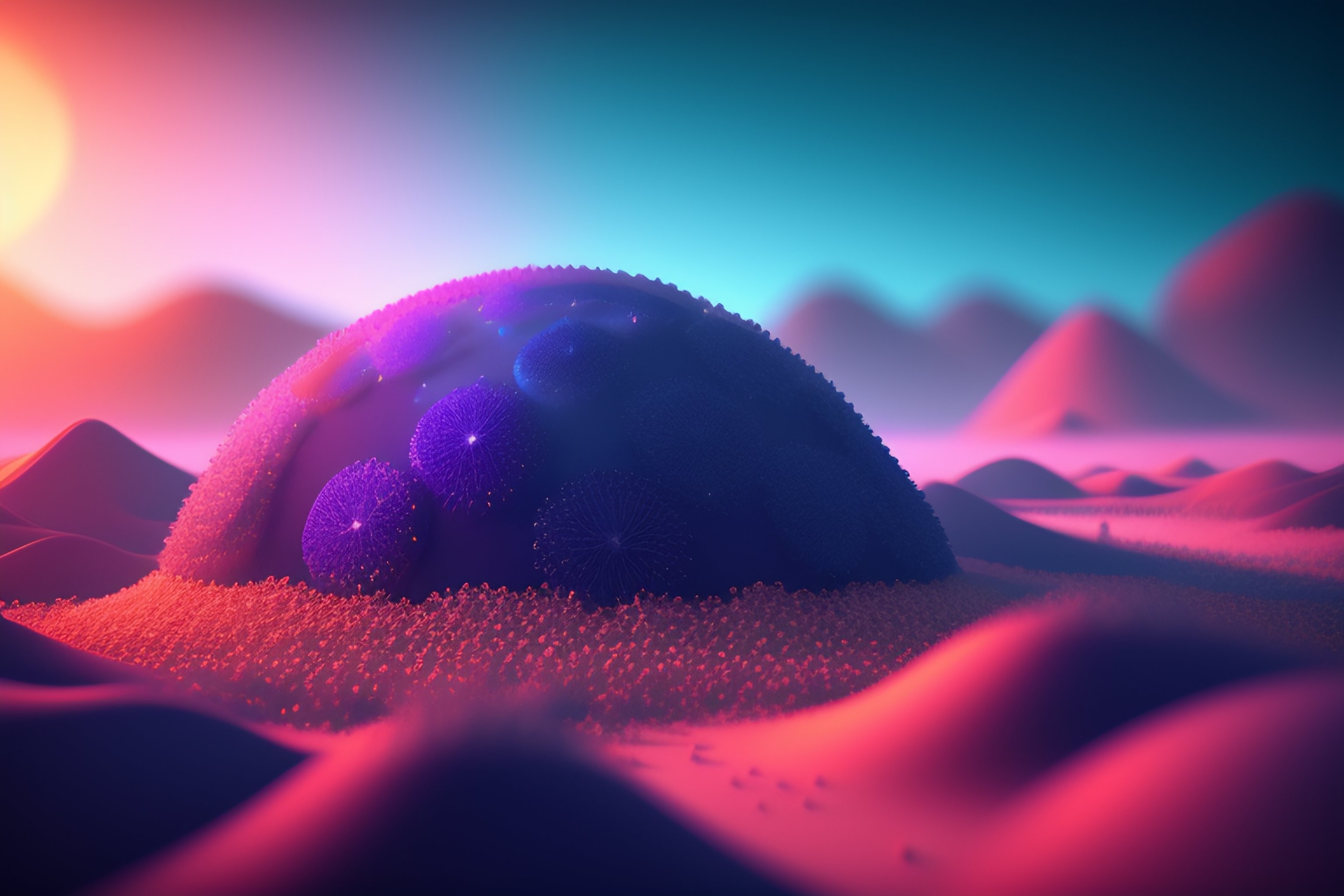 Lexica - Organic cellular molecular environment with viruses and ...