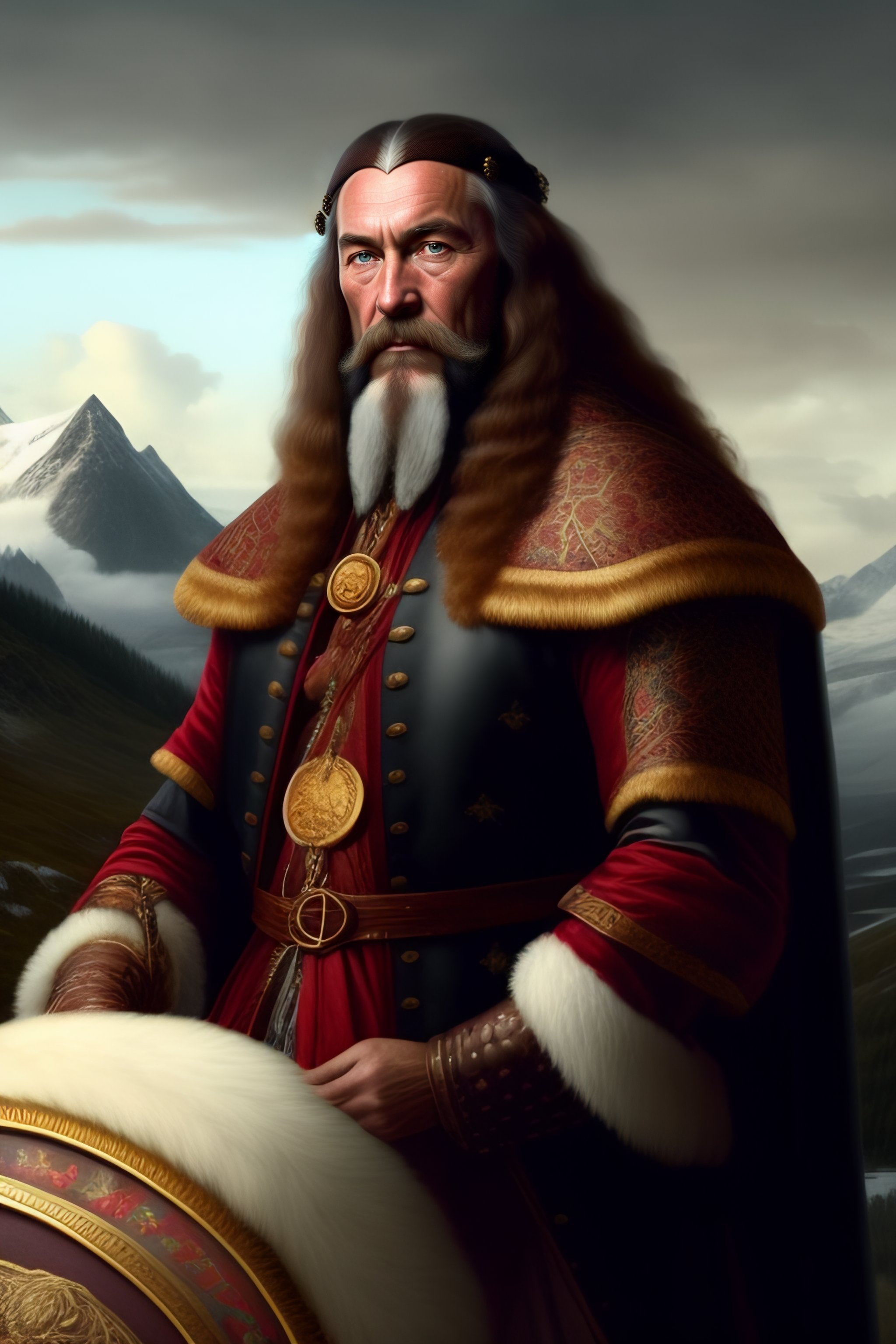 Lexica - A 50-years old norse man in the year of 1677