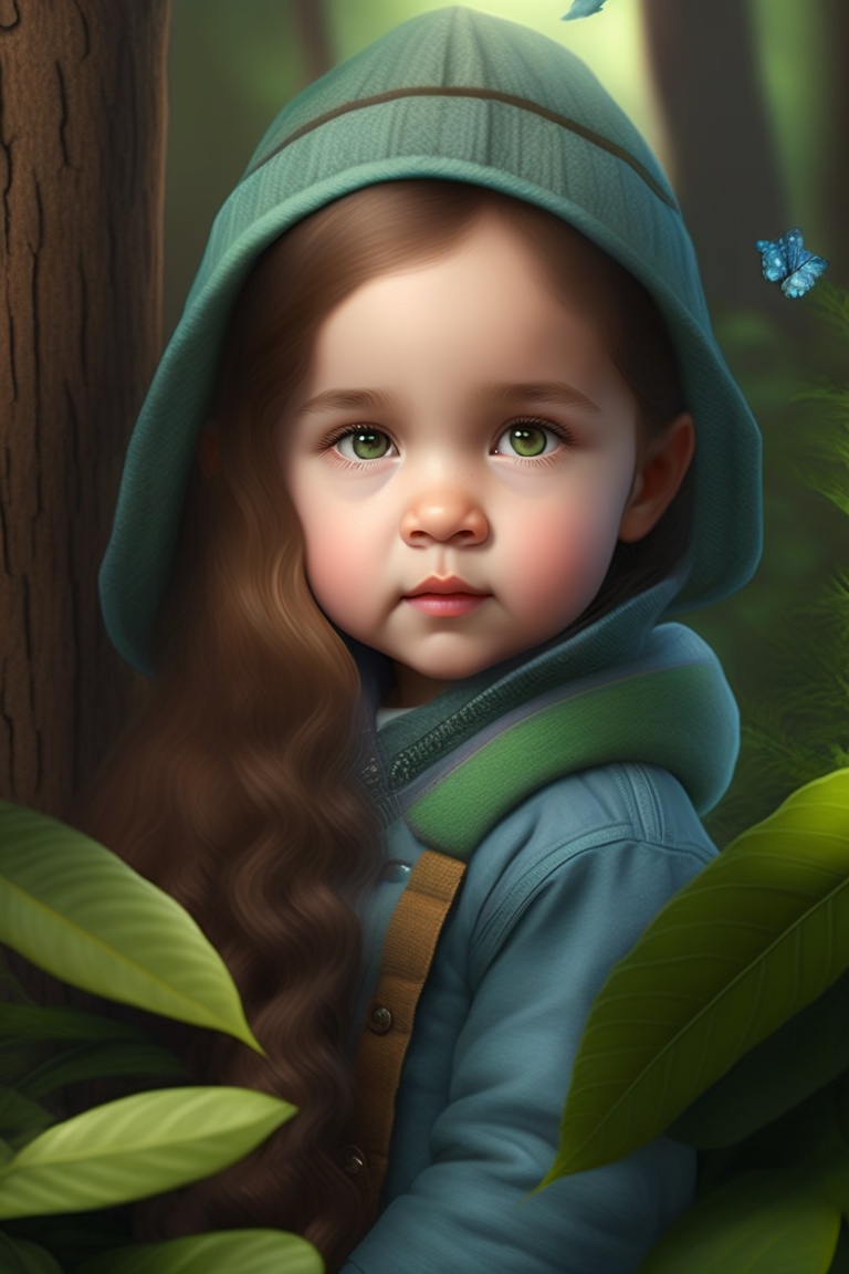 Lexica - Once upon a time, there was a baby girl named Fern who lived ...
