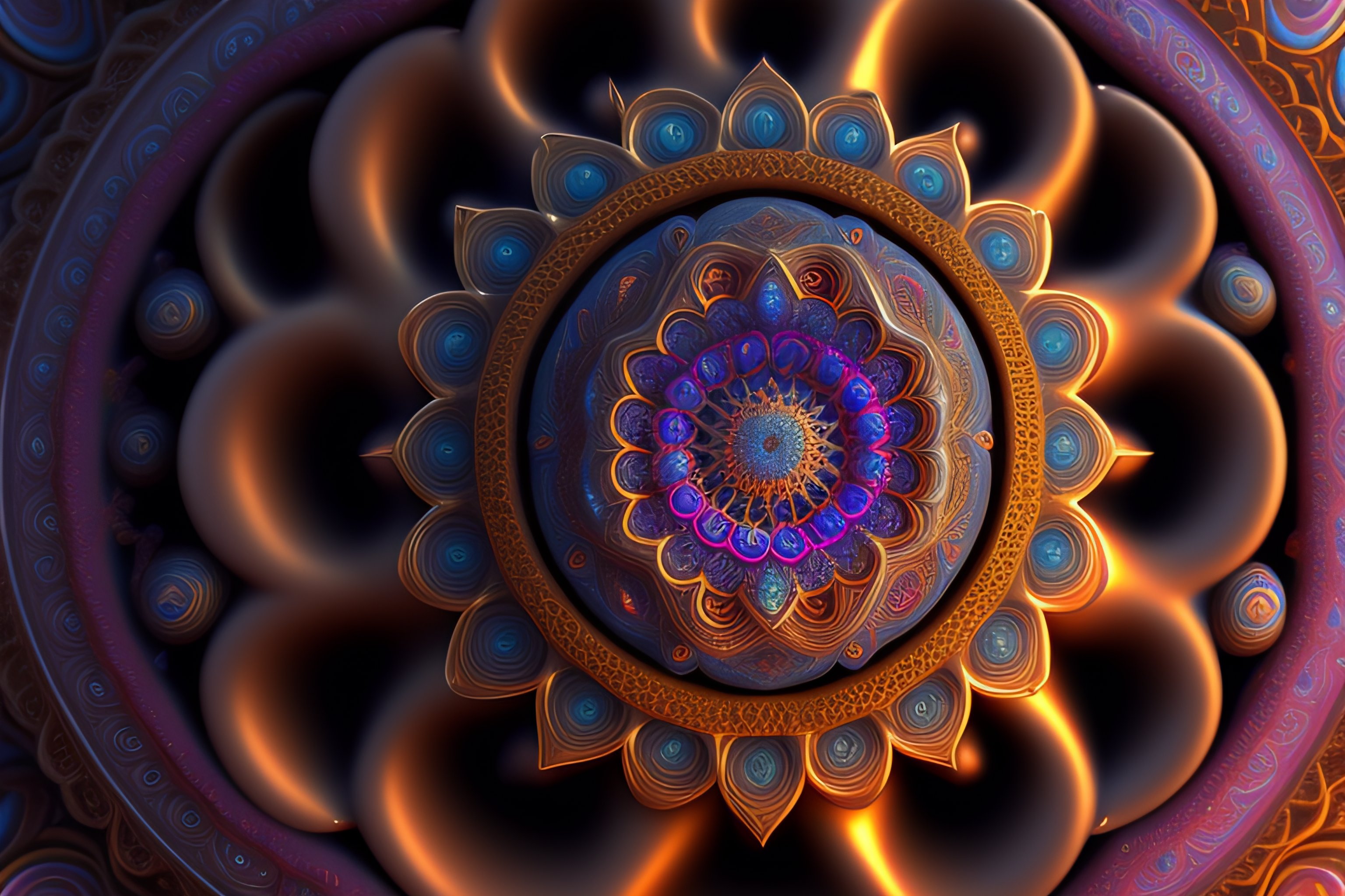 Lexica - Fractal structure, tangled mandala vortex, hyperdetailed ...