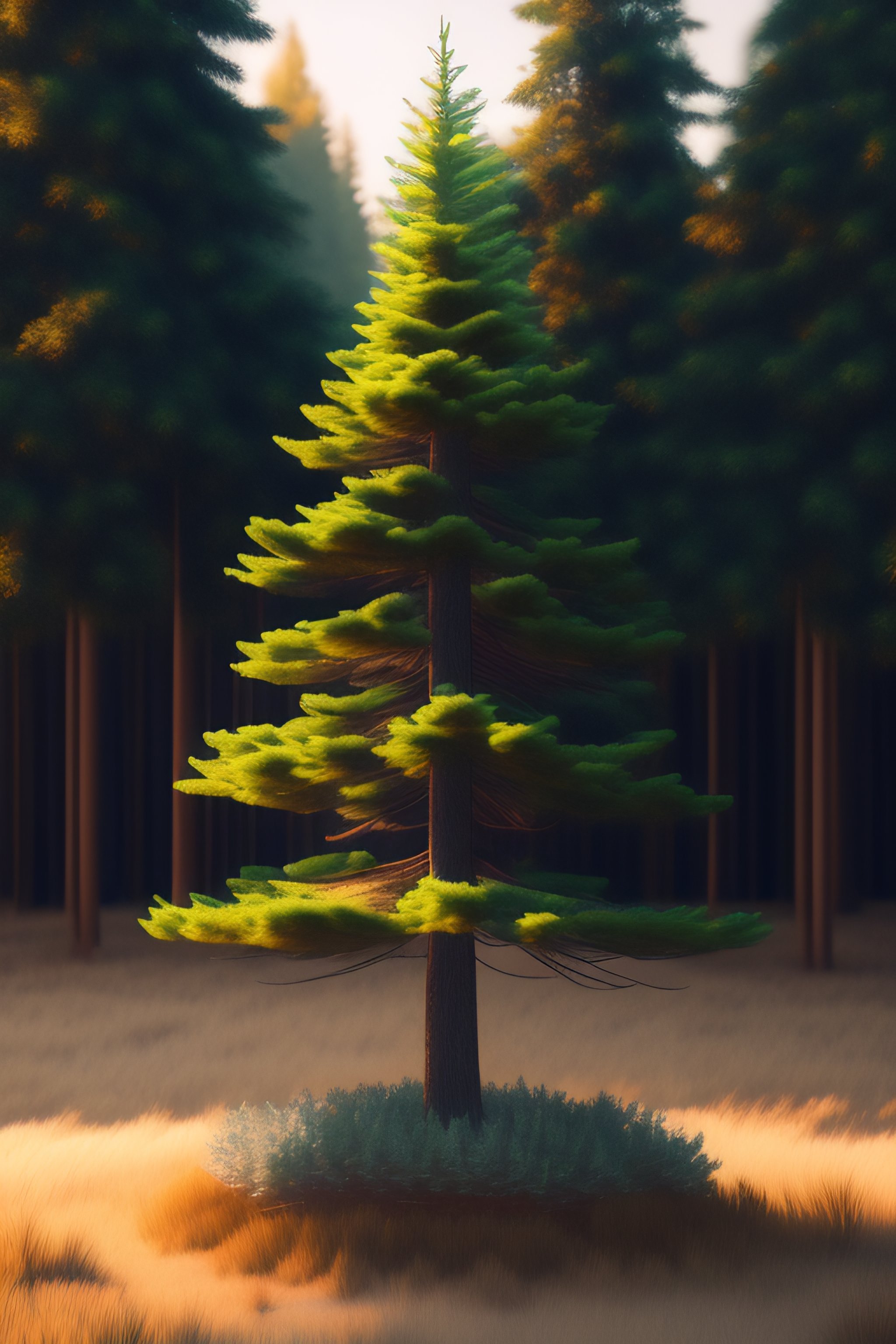 Lexica - Large pine tree, photorealistic, full size, highly detailed ...