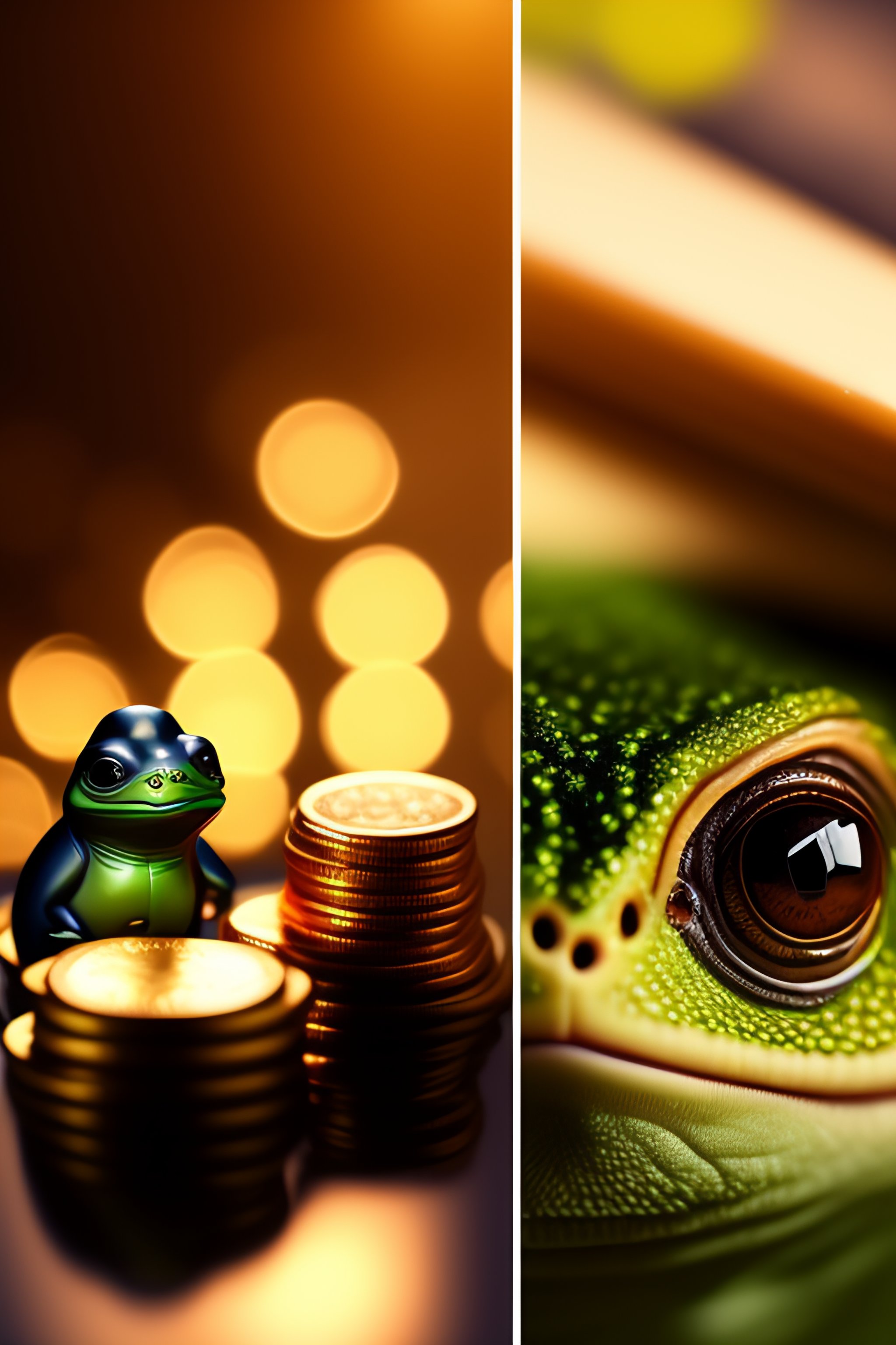 Lexica - An exhausted pepe the frog commiting tax fraud, paperwork ...
