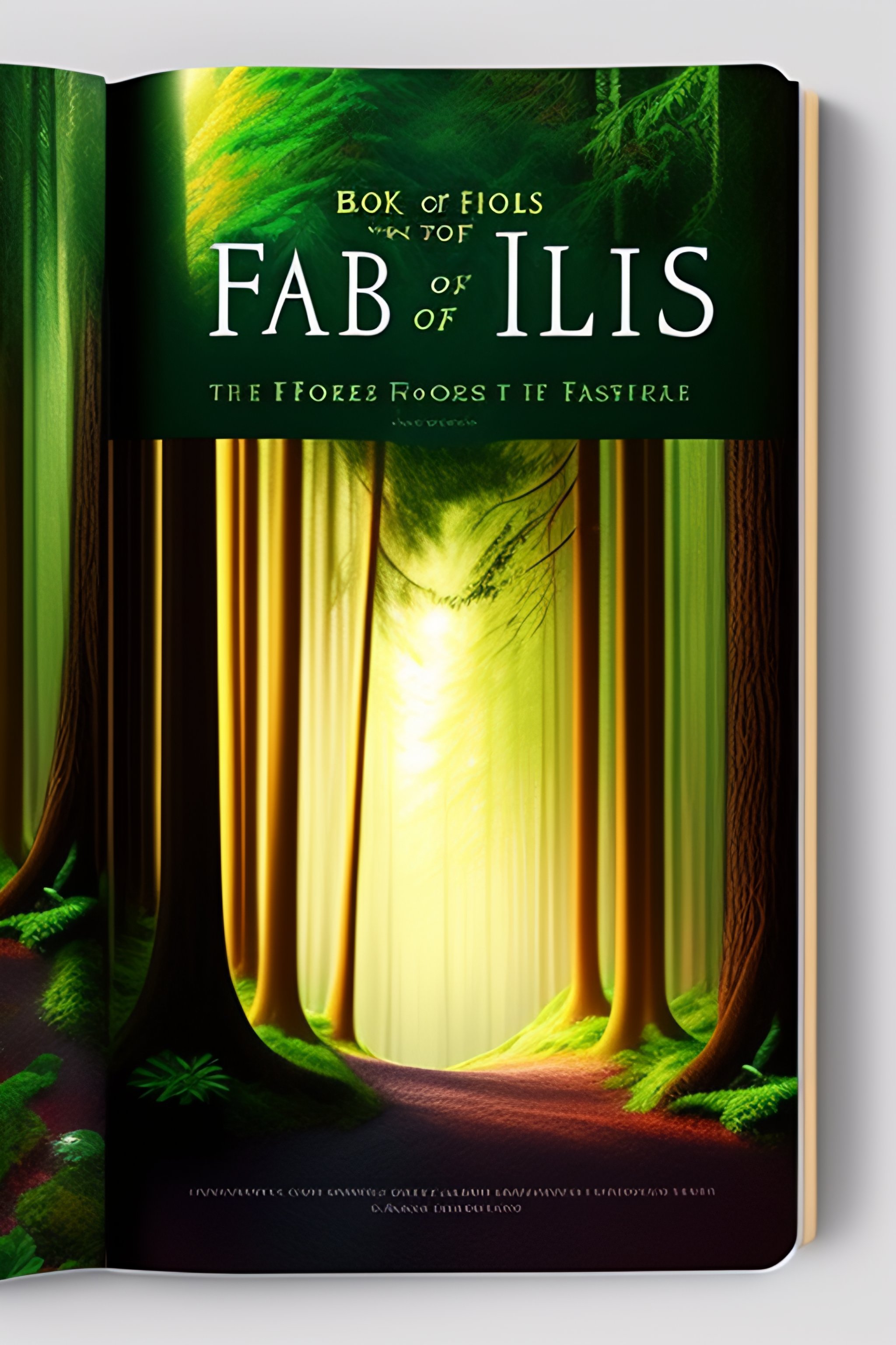 Lexica - Book cover with text on it, "Fables of the Forest: Lessons in ...