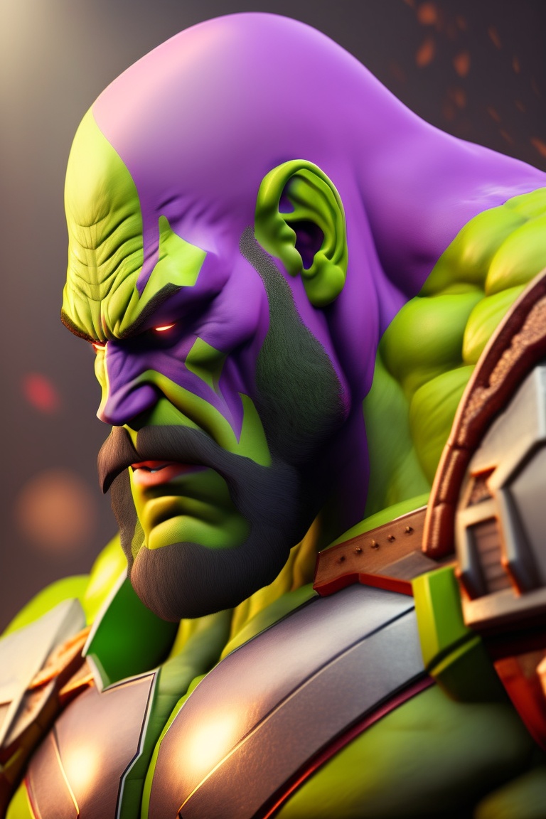 Lexica - Kratos as hulk , 4k photos