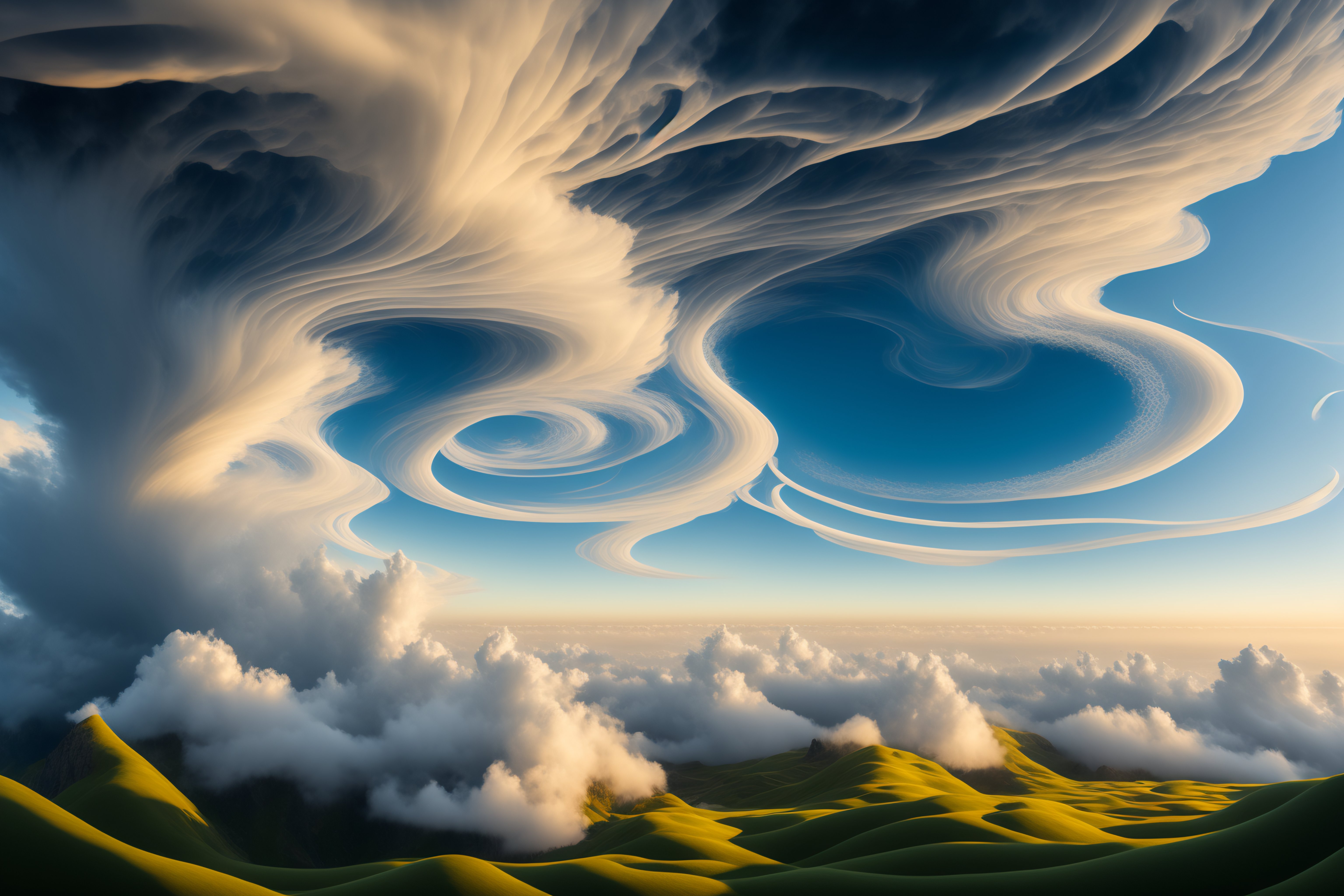 Lexica - A huge flock of many elaborate intricate smooth sculptural ...