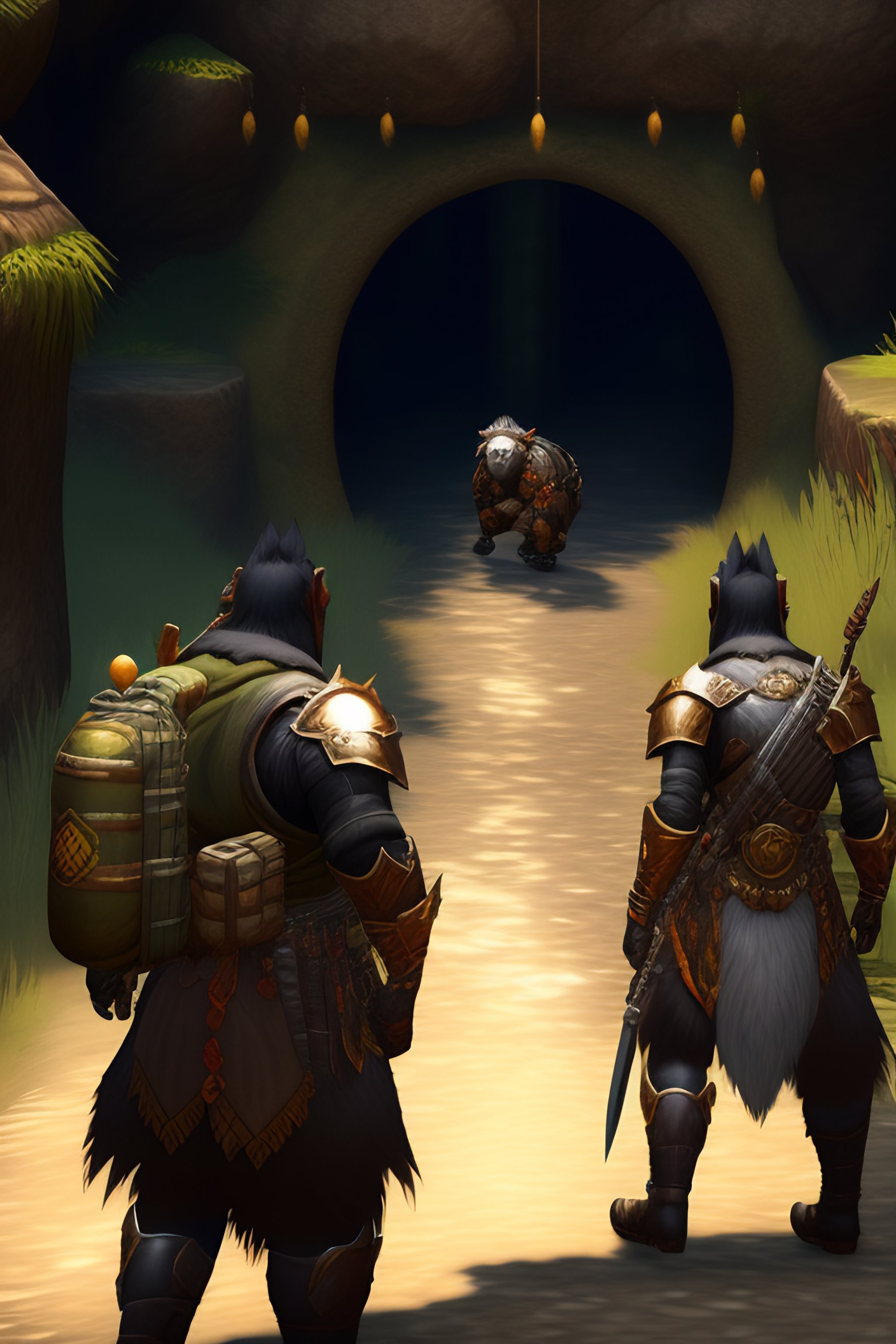 Lexica - Monkey Armored , Realistic , detailed, Rpg style