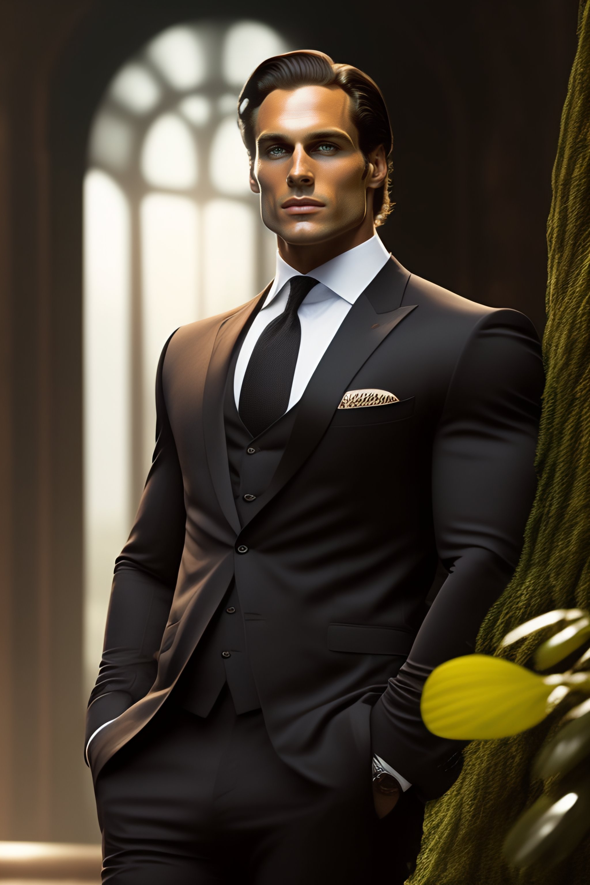 Lexica - Tarzan wearing suit